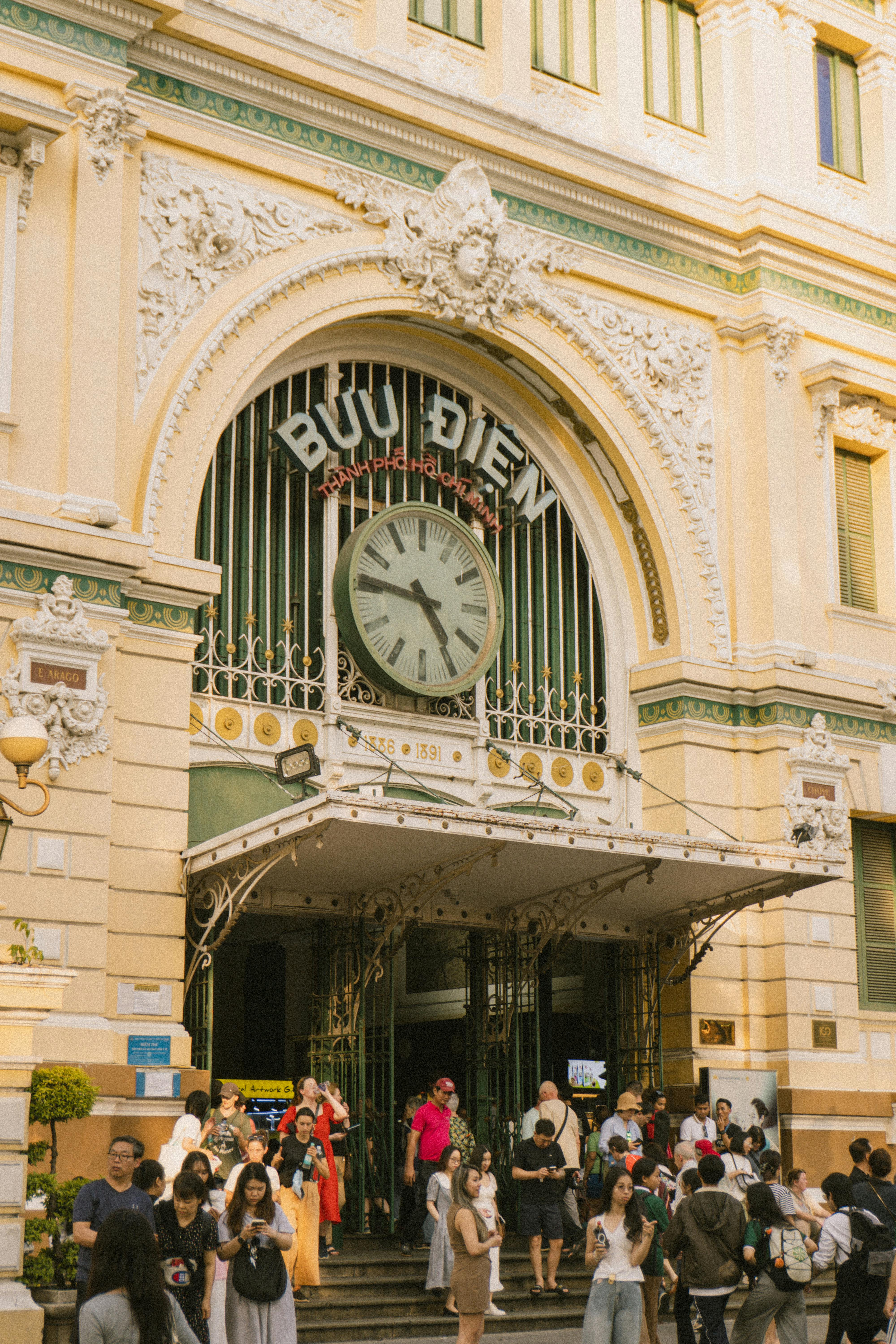 Historic Saigon Central Post Office Building · Free Stock Photo