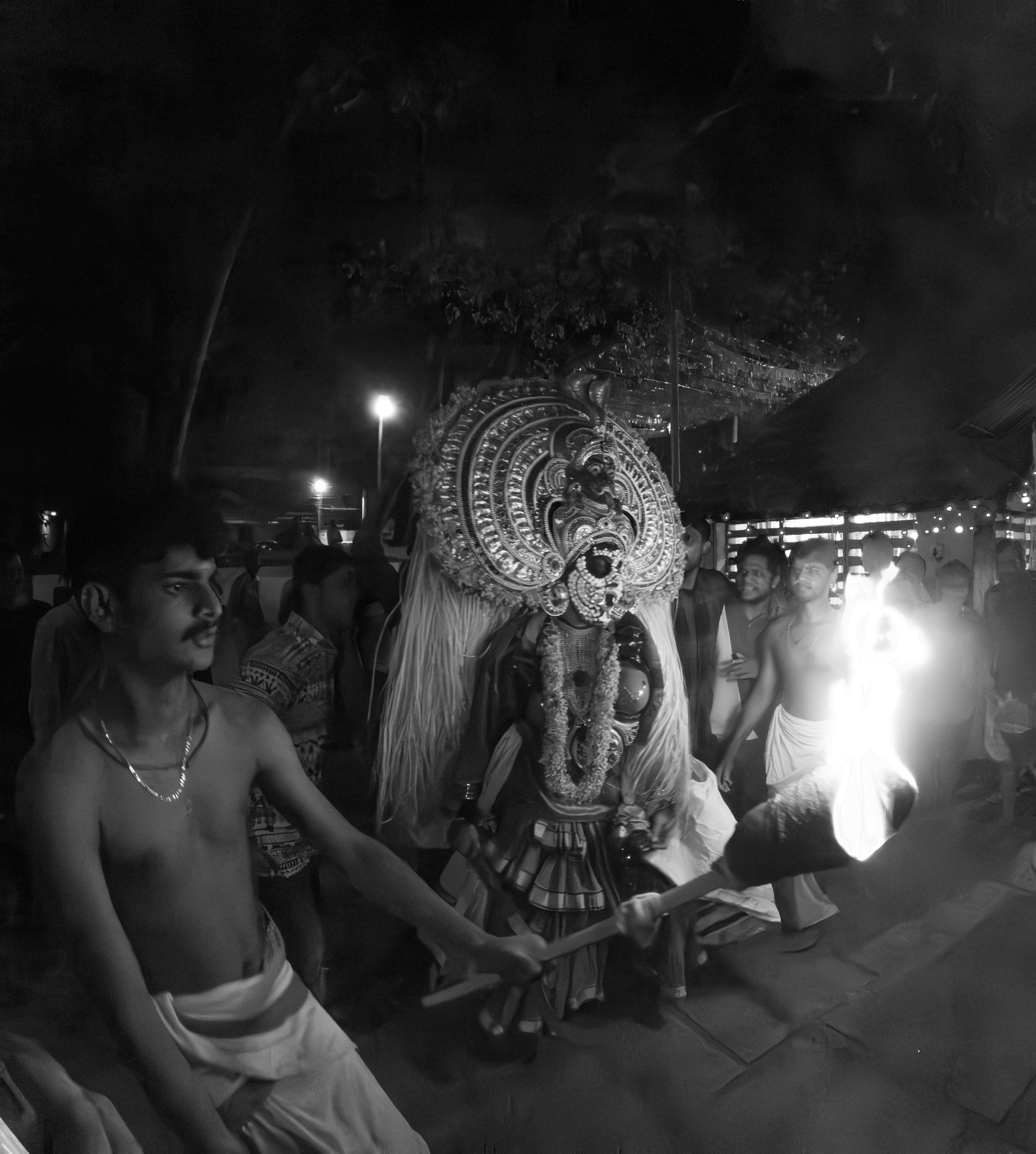 Traditional Indian Festival Night Procession · Free Stock Photo