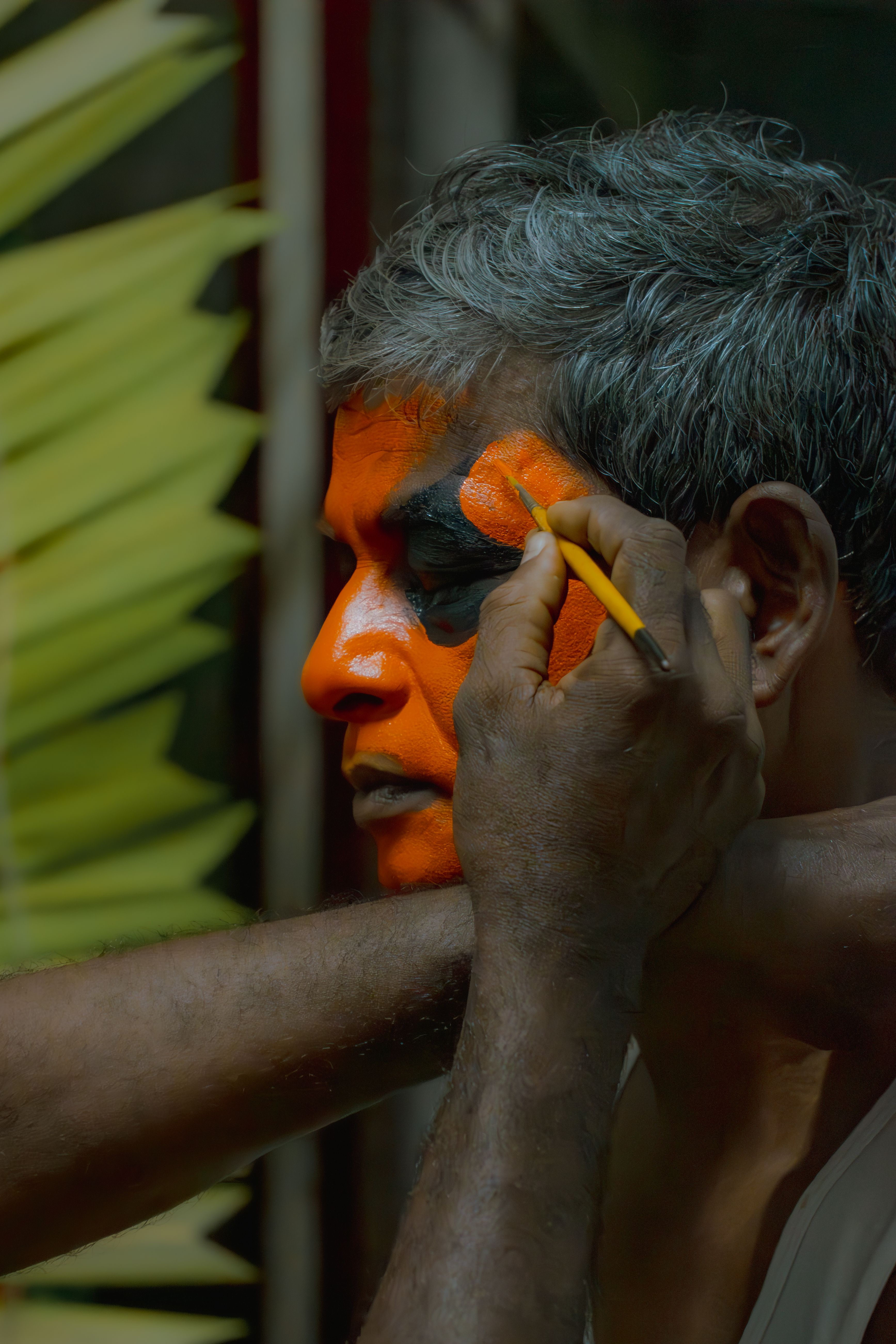 Traditional Face Painting for Cultural Event · Free Stock Photo