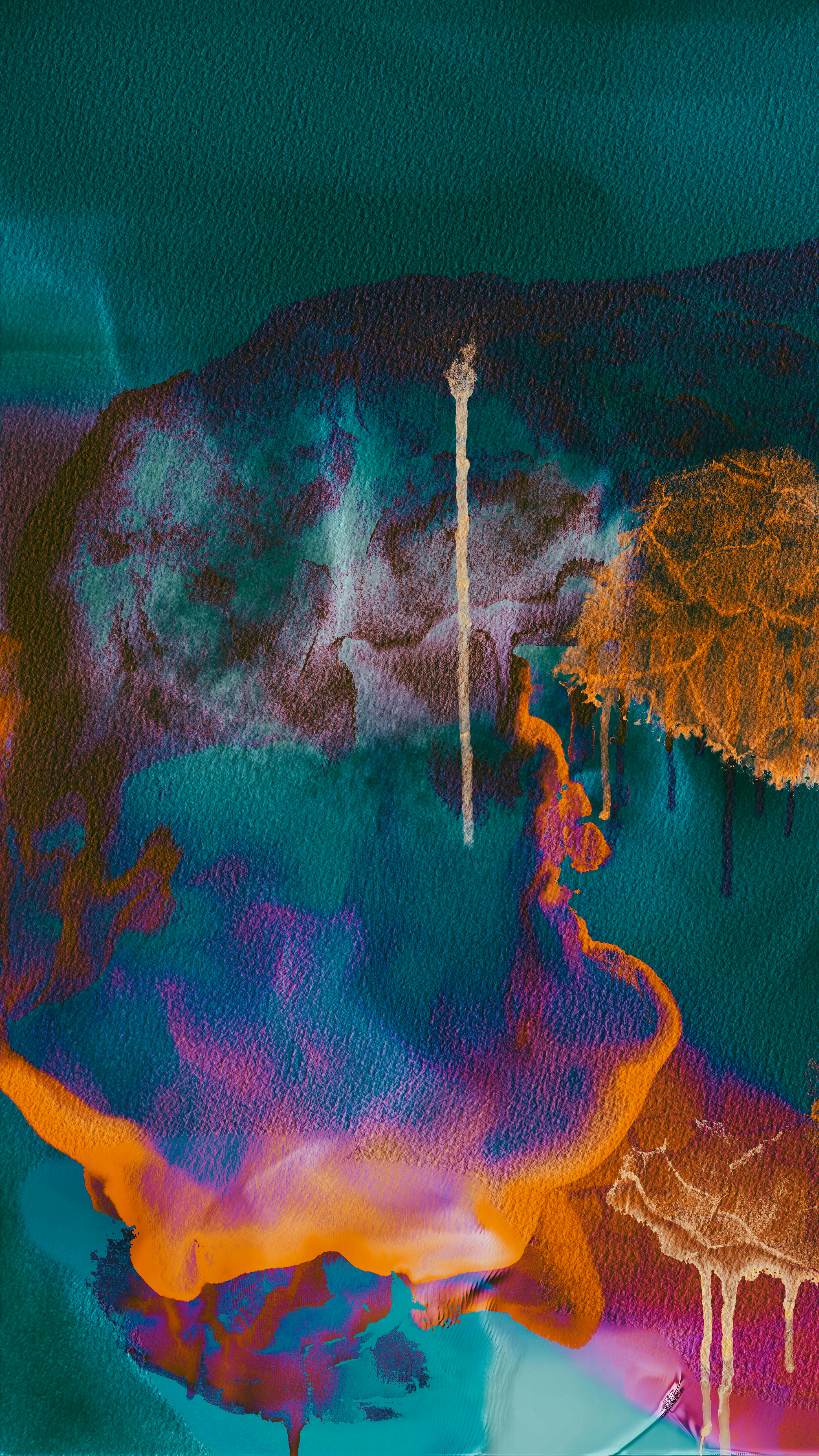 Vibrant Abstract Expressionist Digital Painting · Free Stock Photo