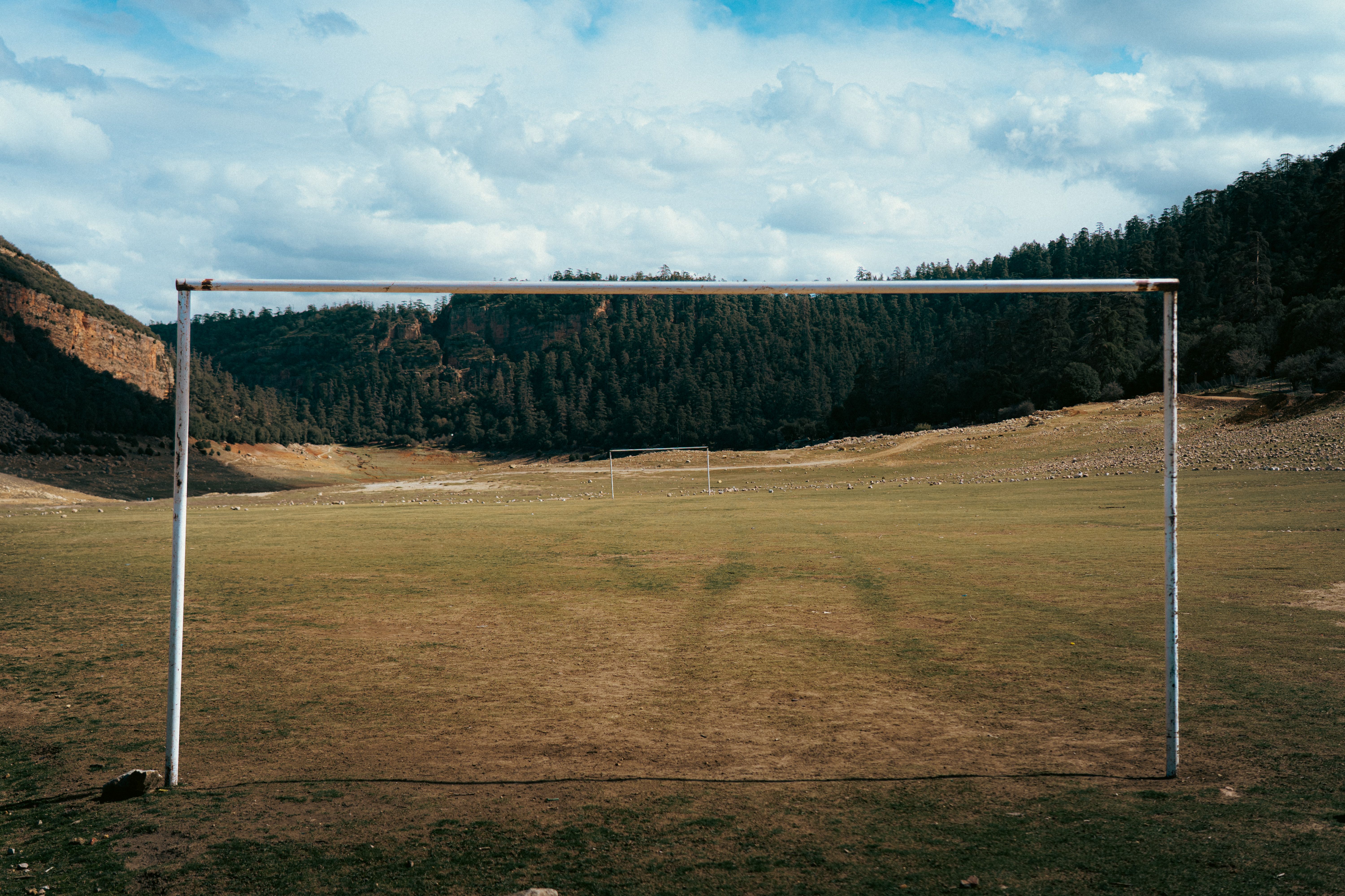 Open Soccer Field in Rural Béni Mellal-Khenifra · Free Stock Photo