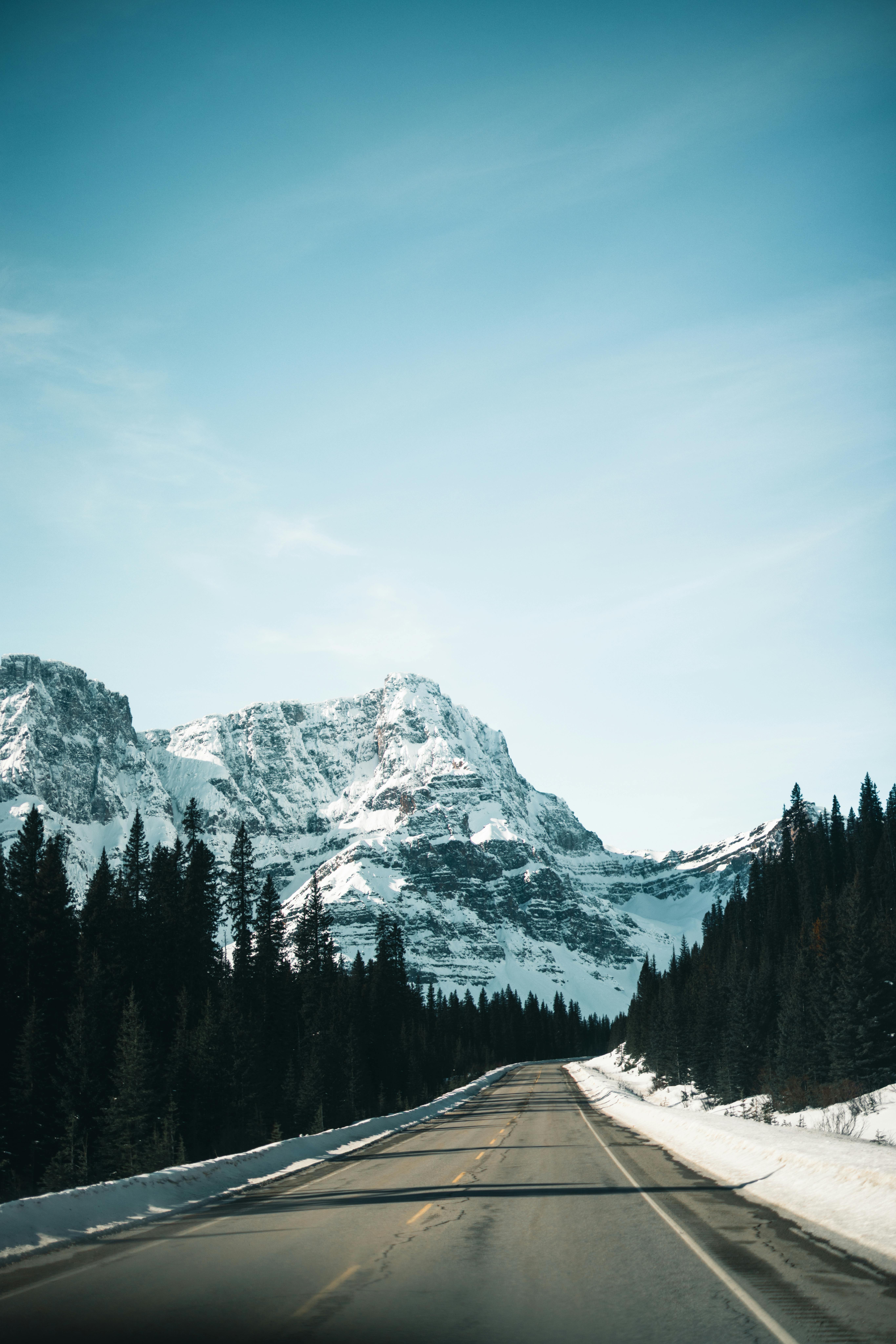 Stunning Mountain Road in Jasper National Park · Free Stock Photo