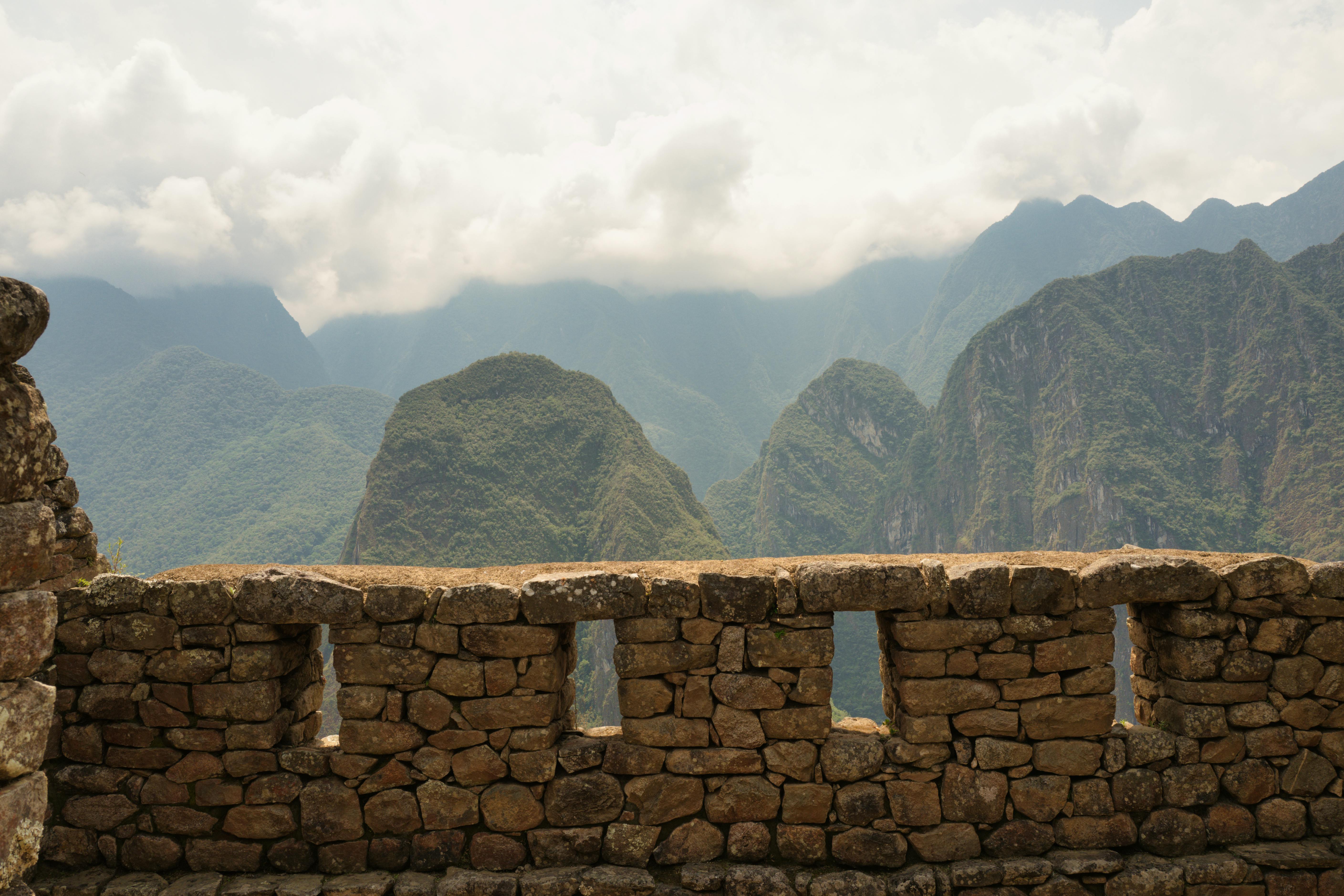 Historic Stone Wall at Machu Picchu, Peru · Free Stock Photo