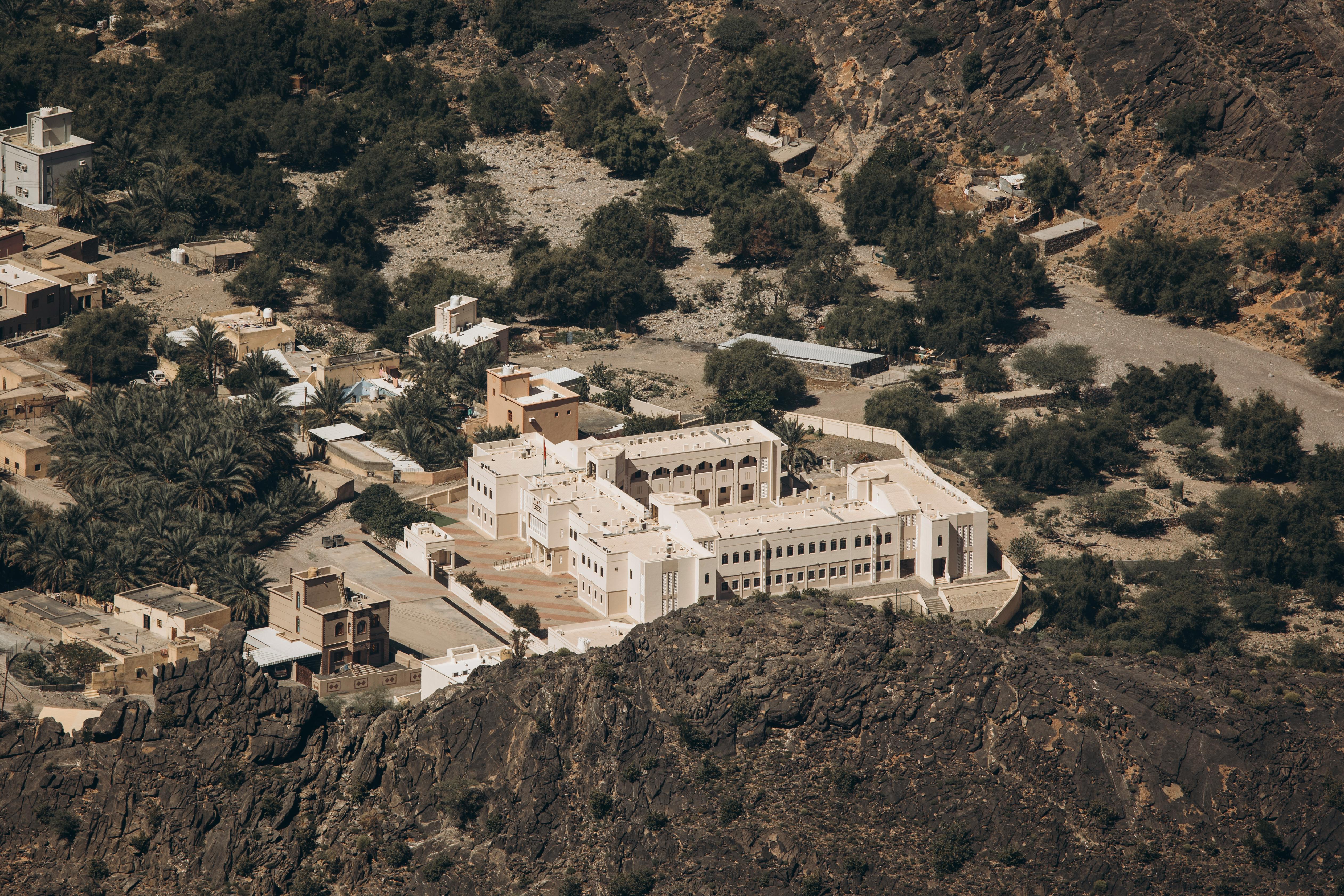 Aerial View of Traditional Architecture in Oman · Free Stock Photo