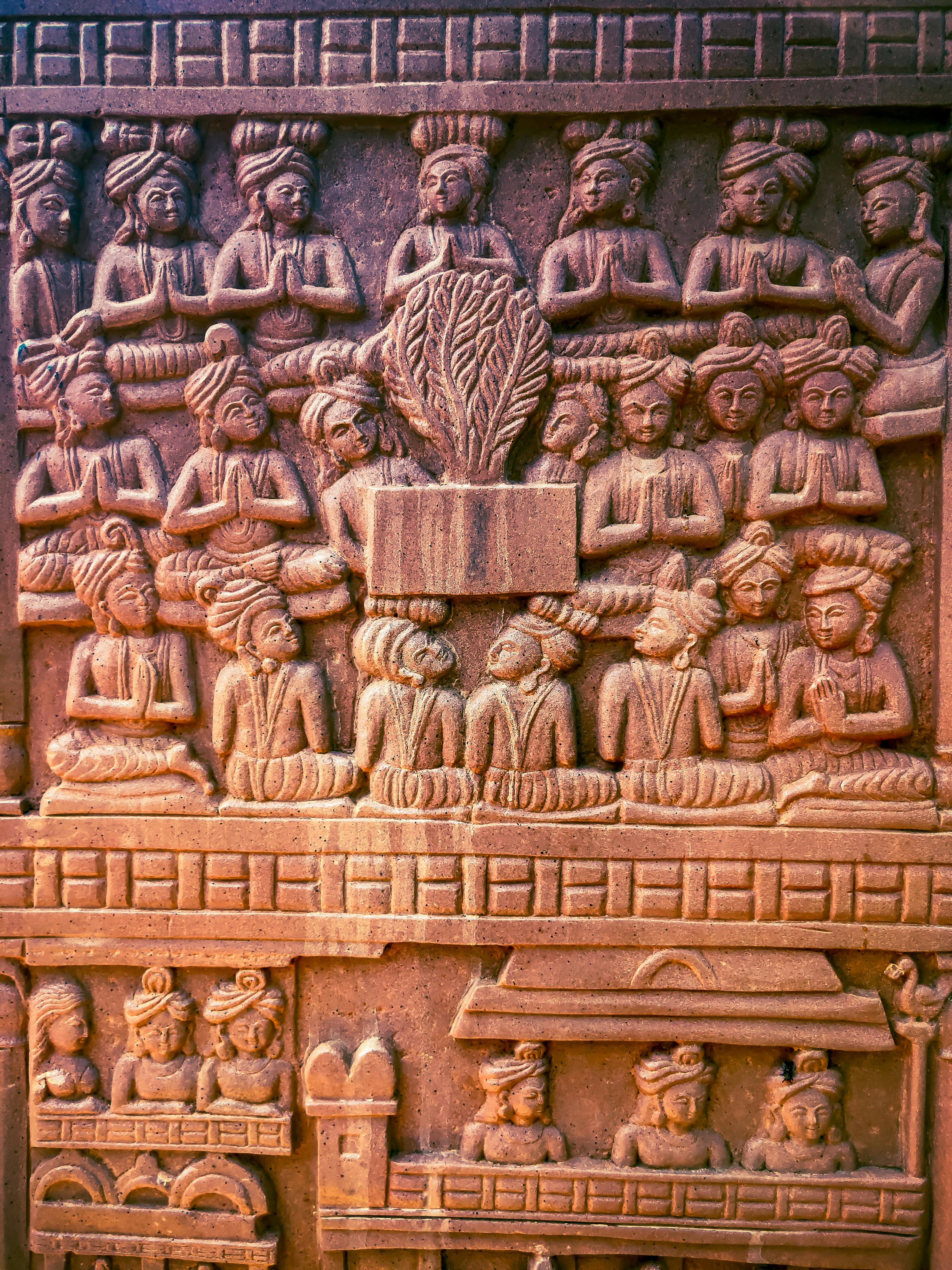 Low Angle Shot Of A Building Of Ancient Architecture · Free Stock Photo