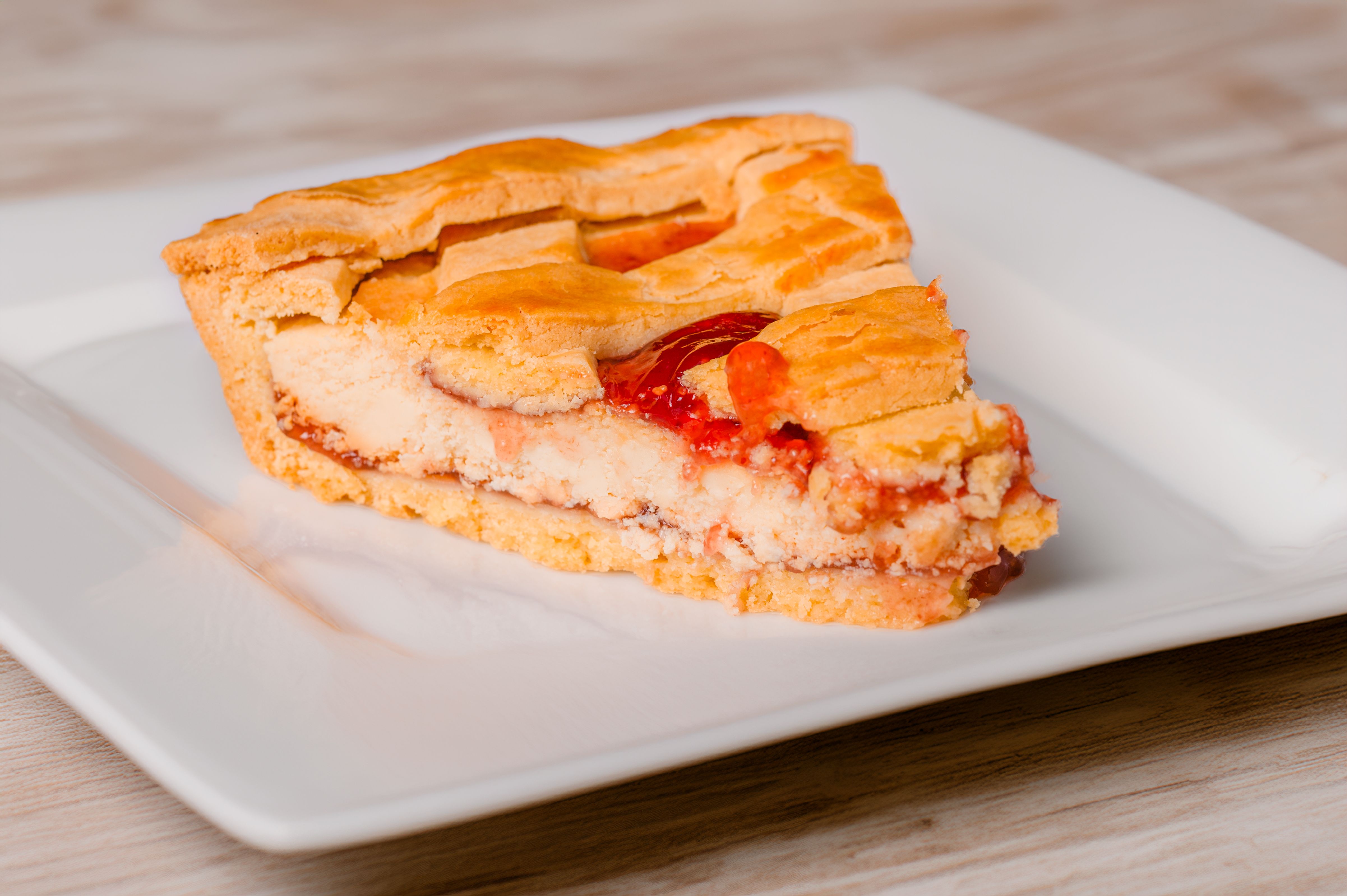 Delicious Slice of Ricotta Tart on Plate · Free Stock Photo