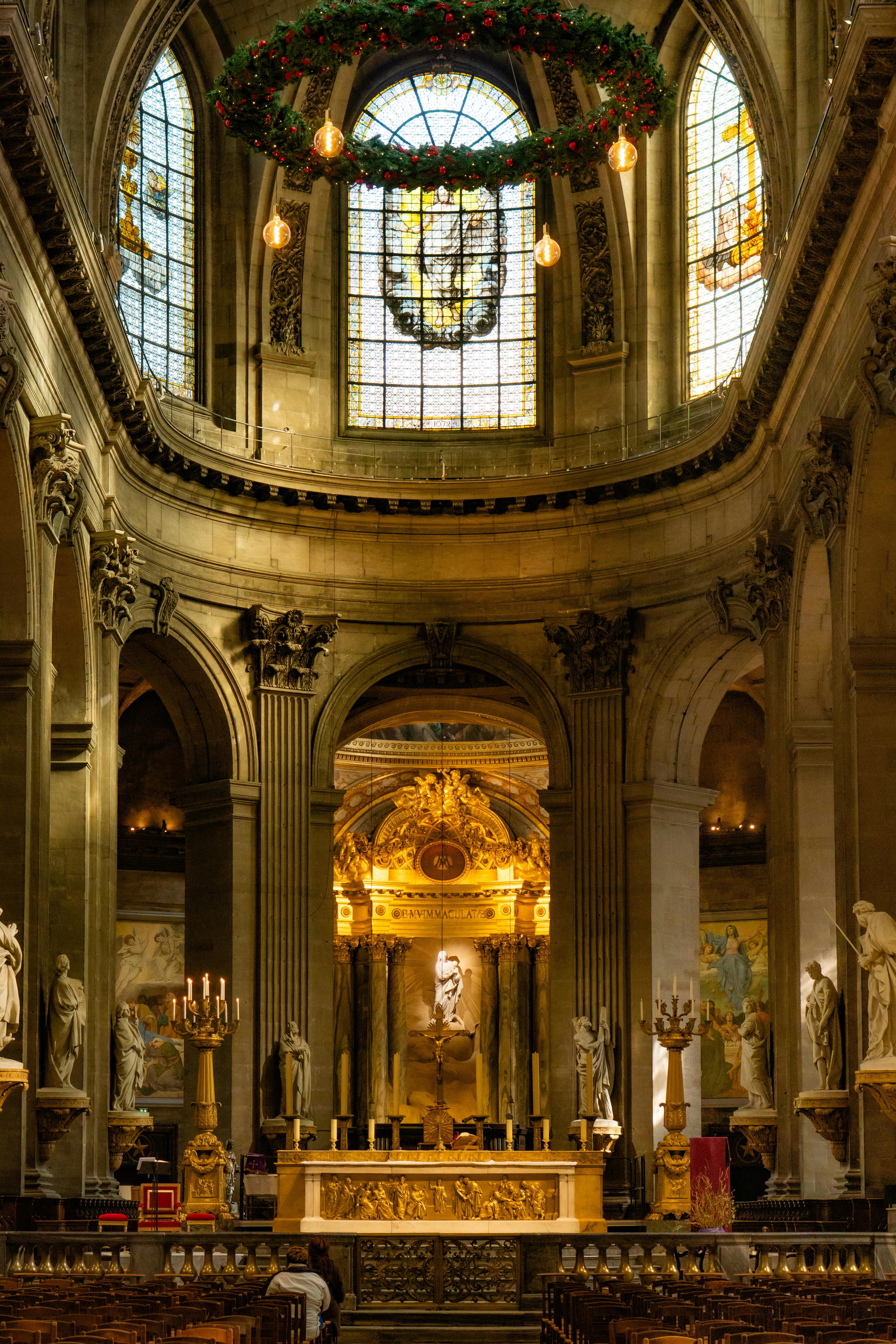 Stunning Interior of Saint-Sulpice Church, Paris · Free Stock Photo