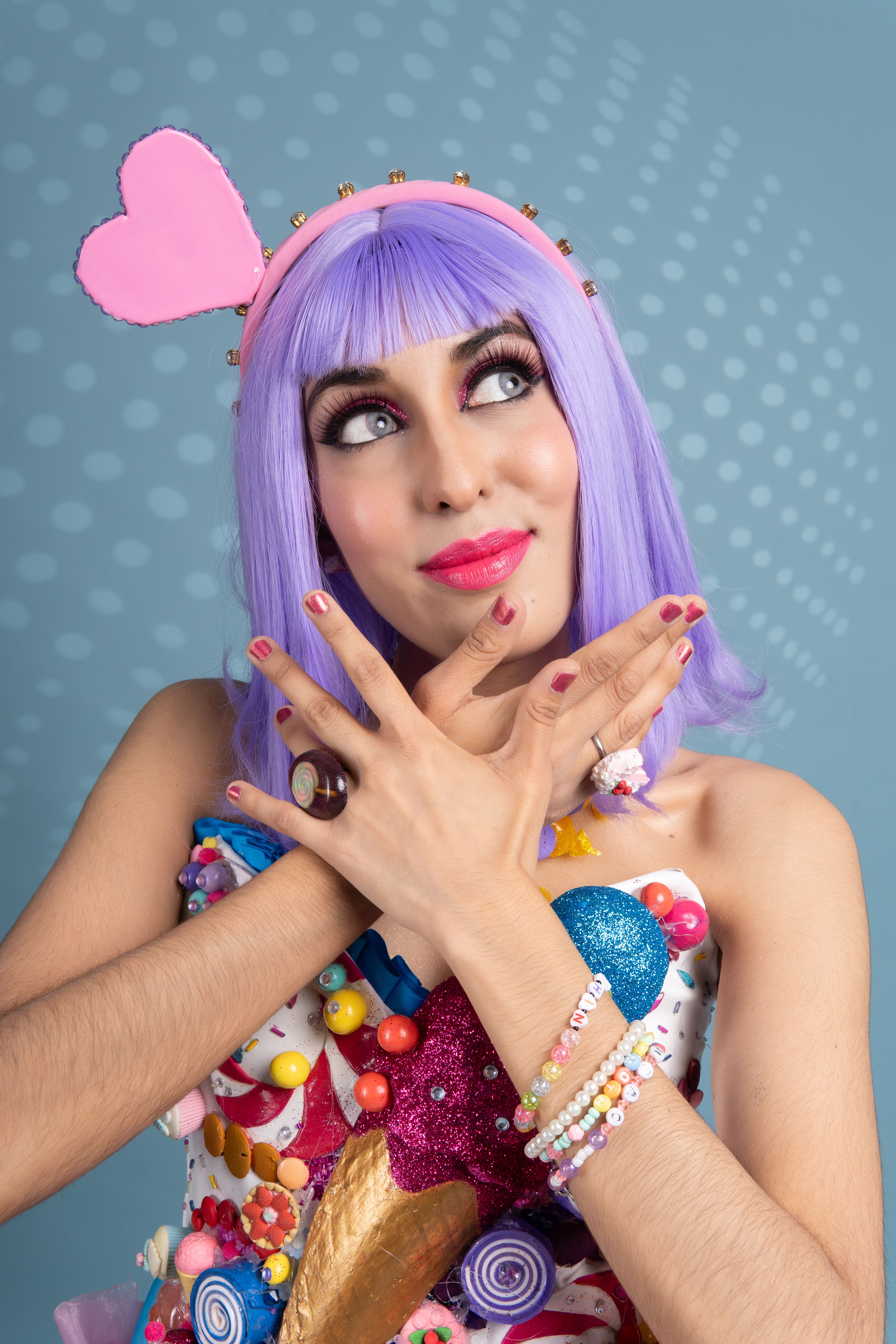 Vibrant Cosplay Portrait with Colorful Costume · Free Stock Photo