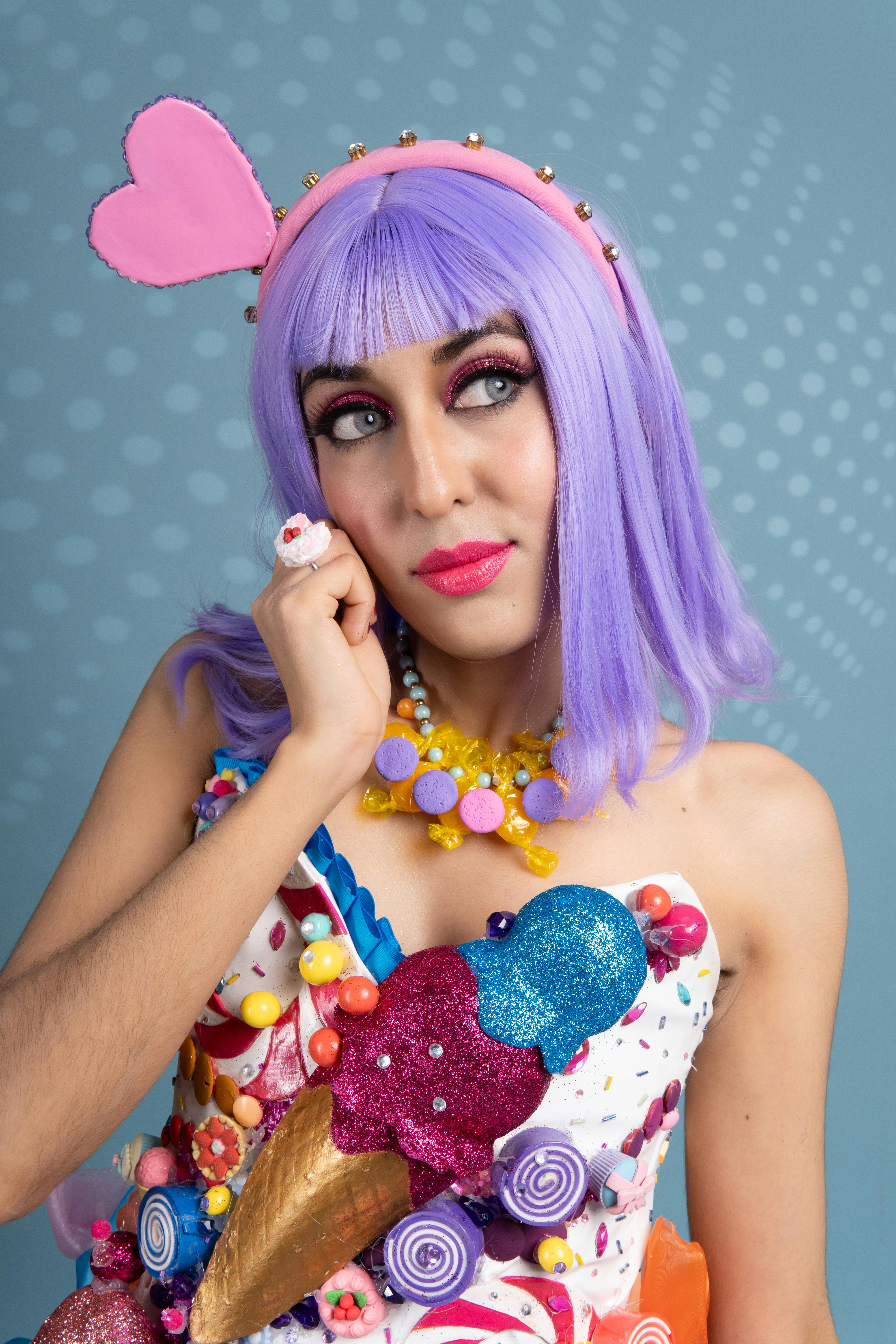 Vibrant Cosplay Costume with Colorful Accessories · Free Stock Photo