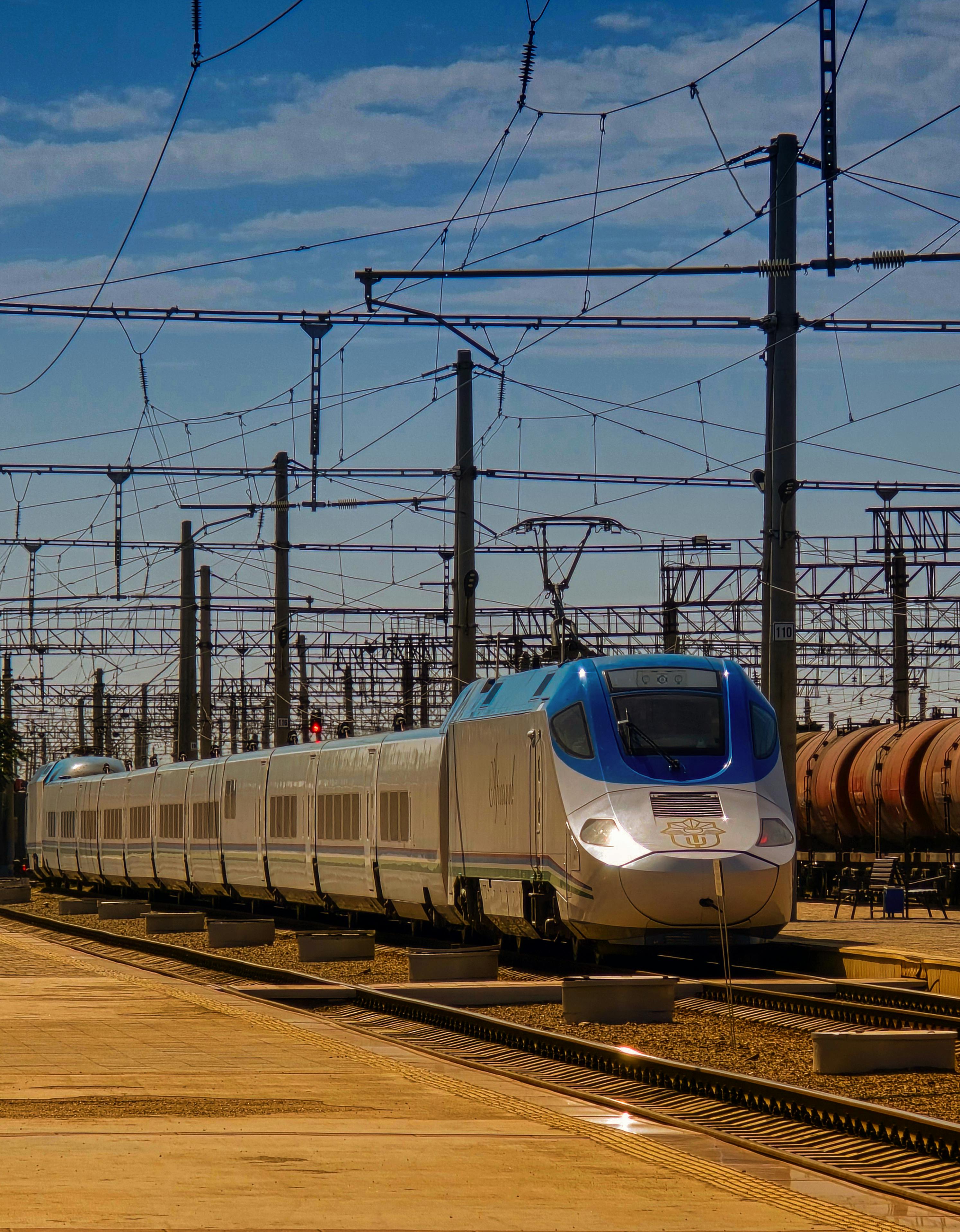 High-Speed Train in Samarkand Uzbekistan · Free Stock Photo