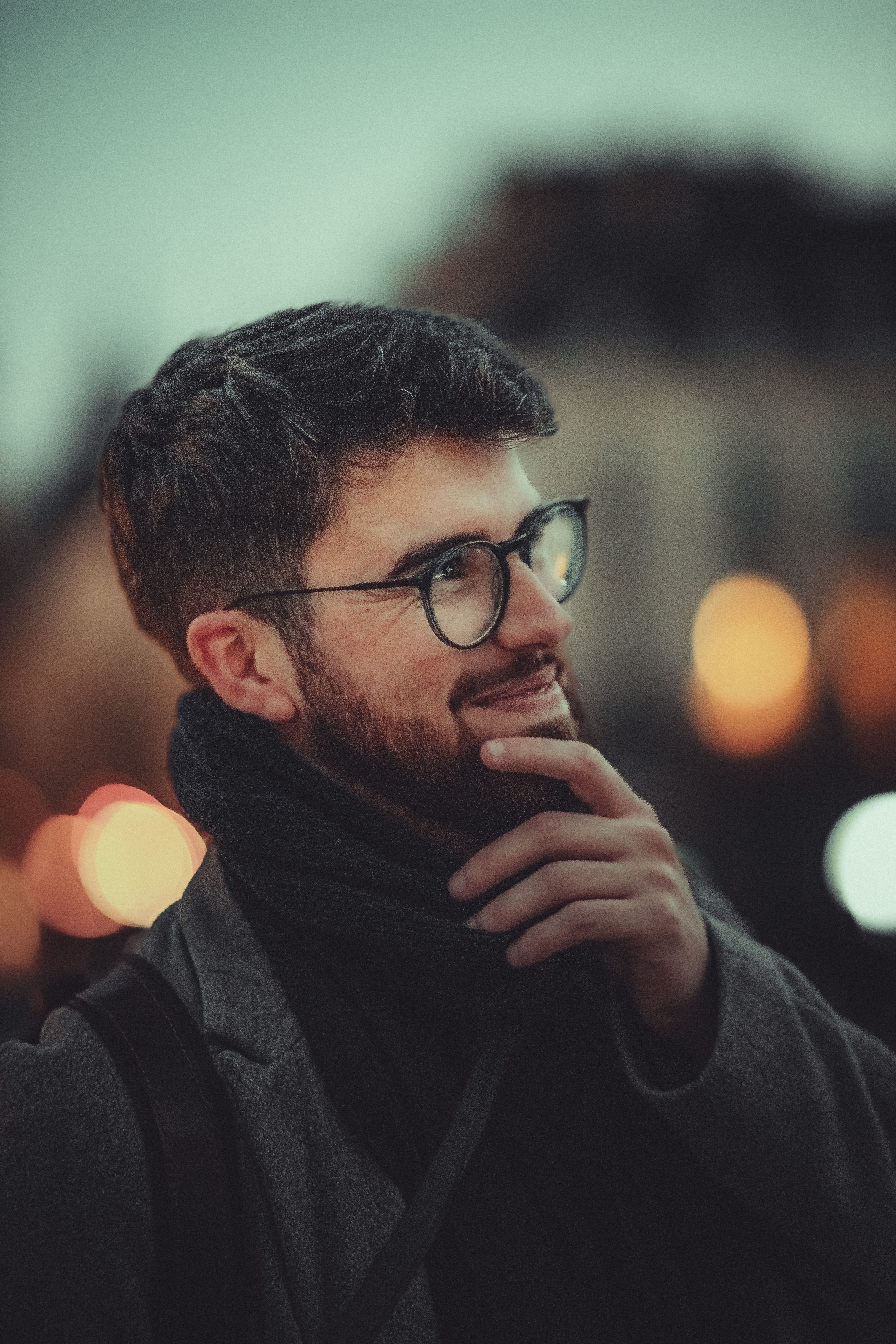 Shallow Focus Photography of Man Wearing Eyeglasses · Free Stock Photo