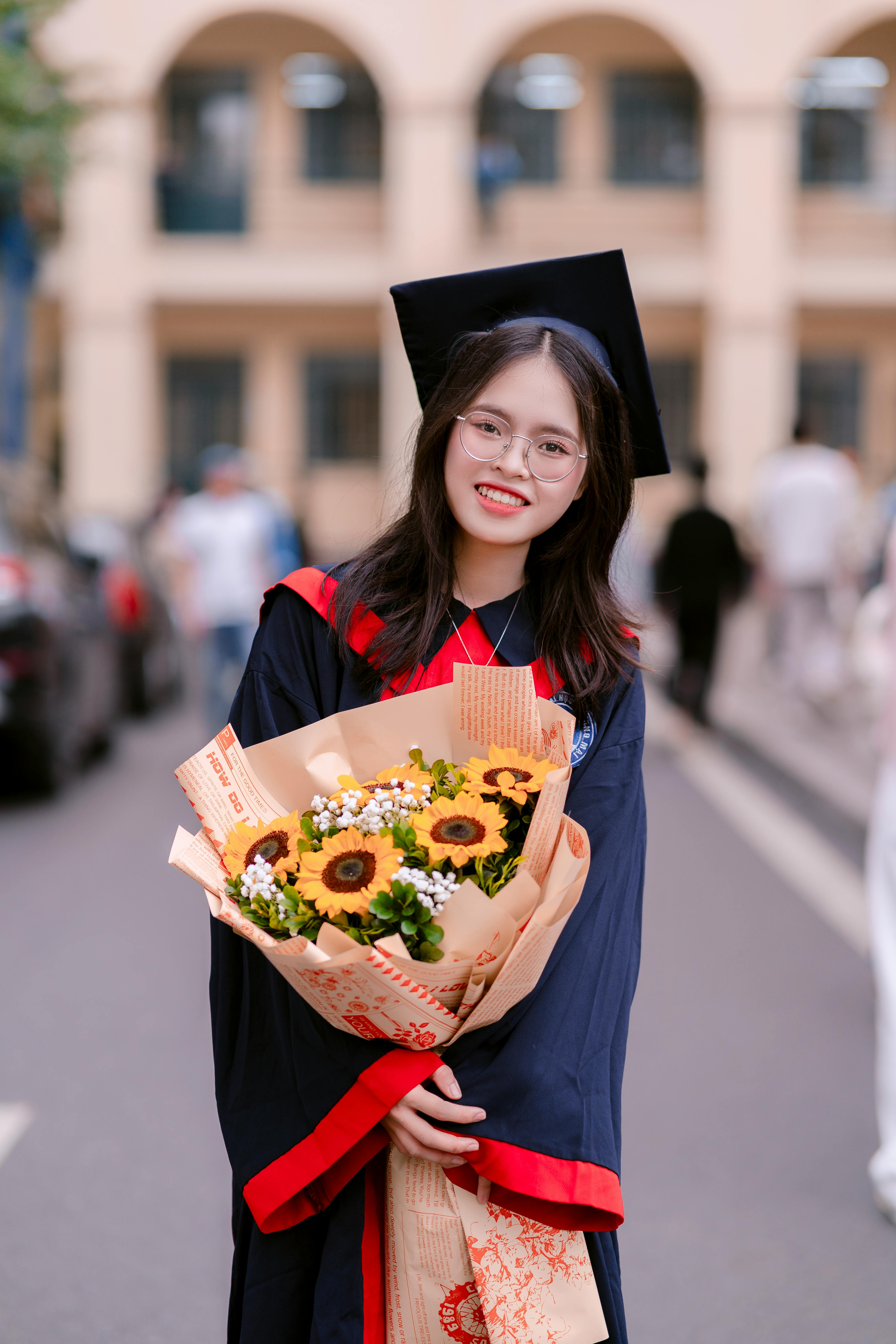 Graduation Celebration with Mobile Video Call · Free Stock Photo