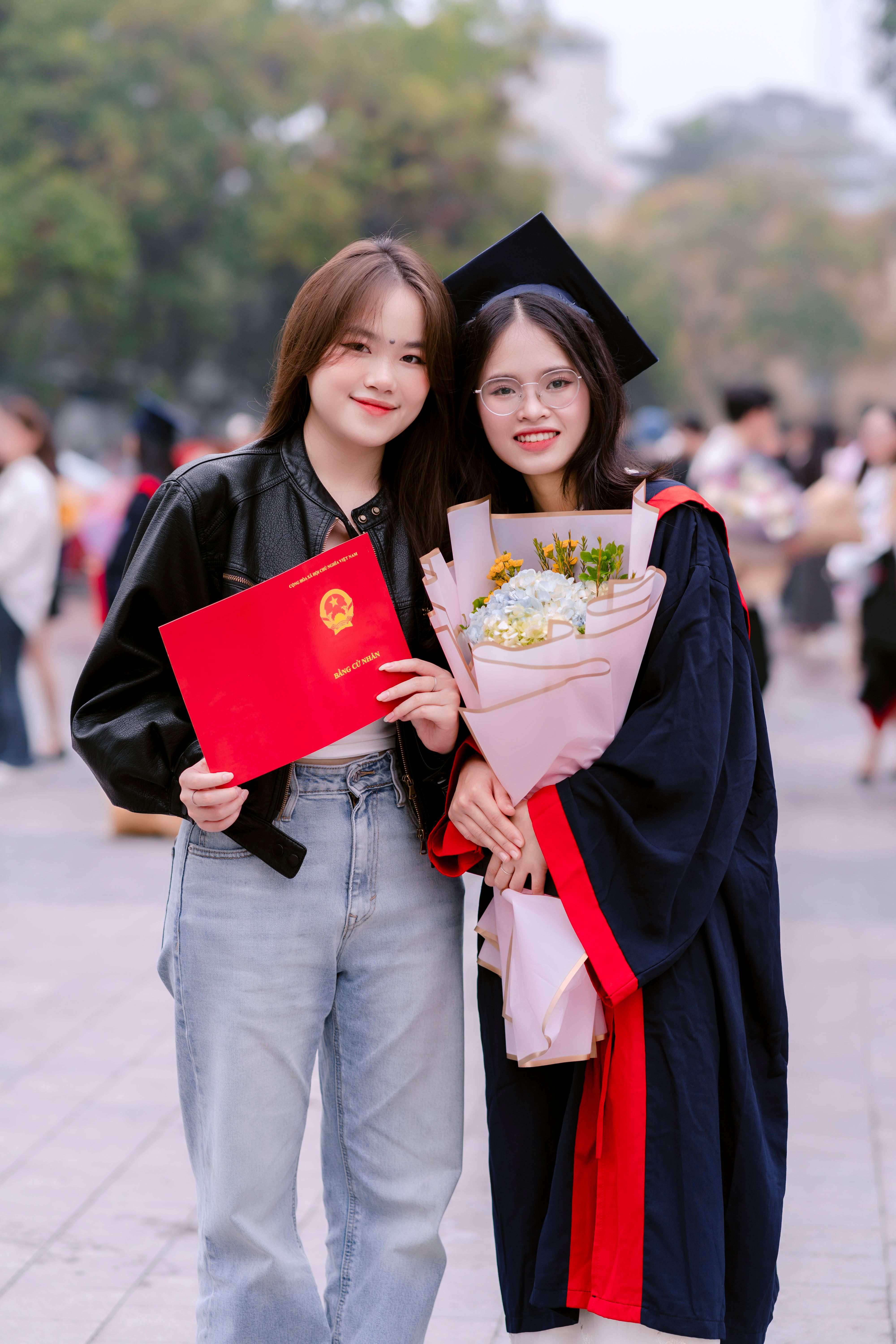 Graduation Day Celebration with Friends · Free Stock Photo