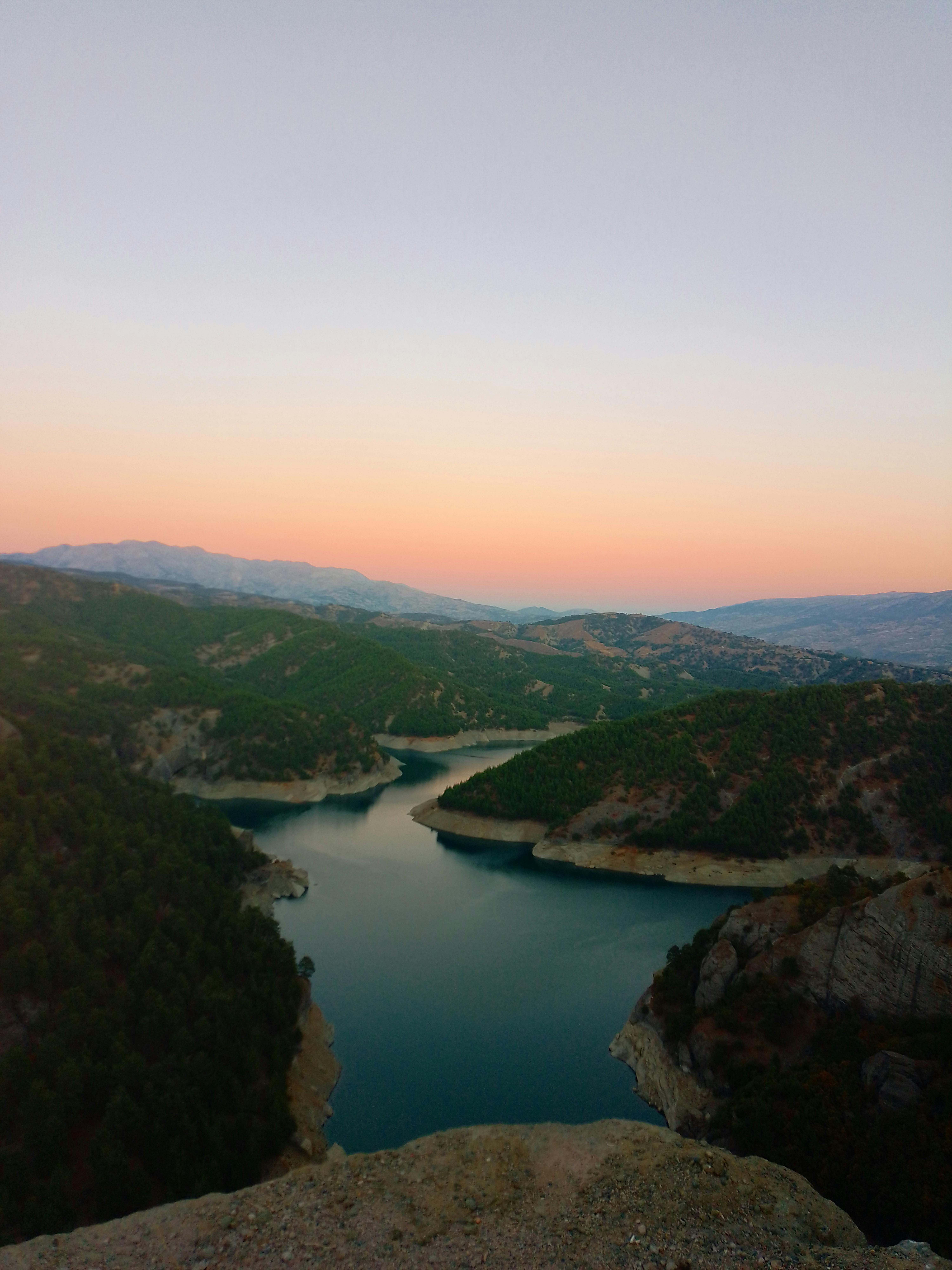 Breathtaking Mountain River at Sunset · Free Stock Photo