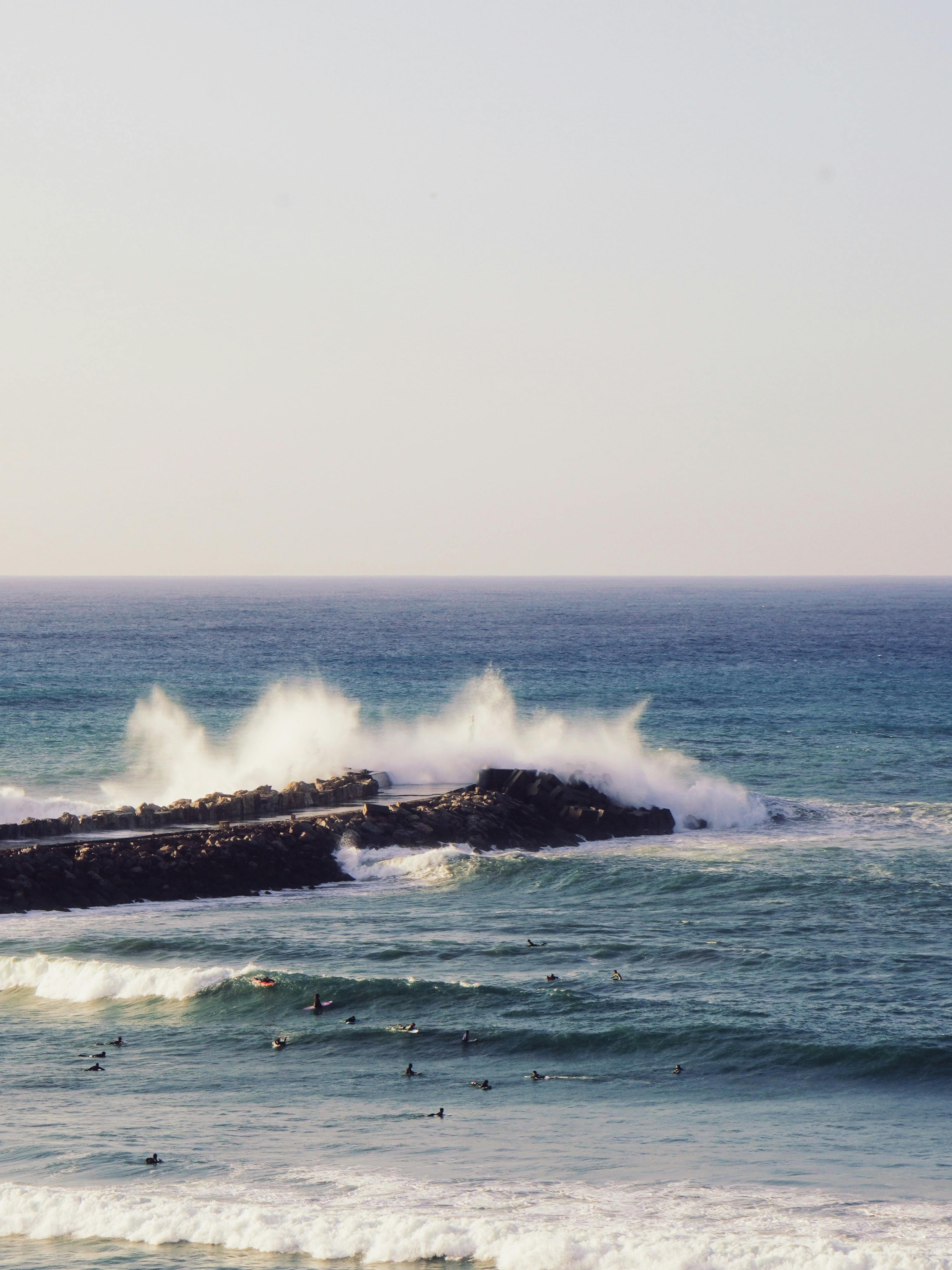 Surf and Waves at Rabat Beach, Morocco · Free Stock Photo