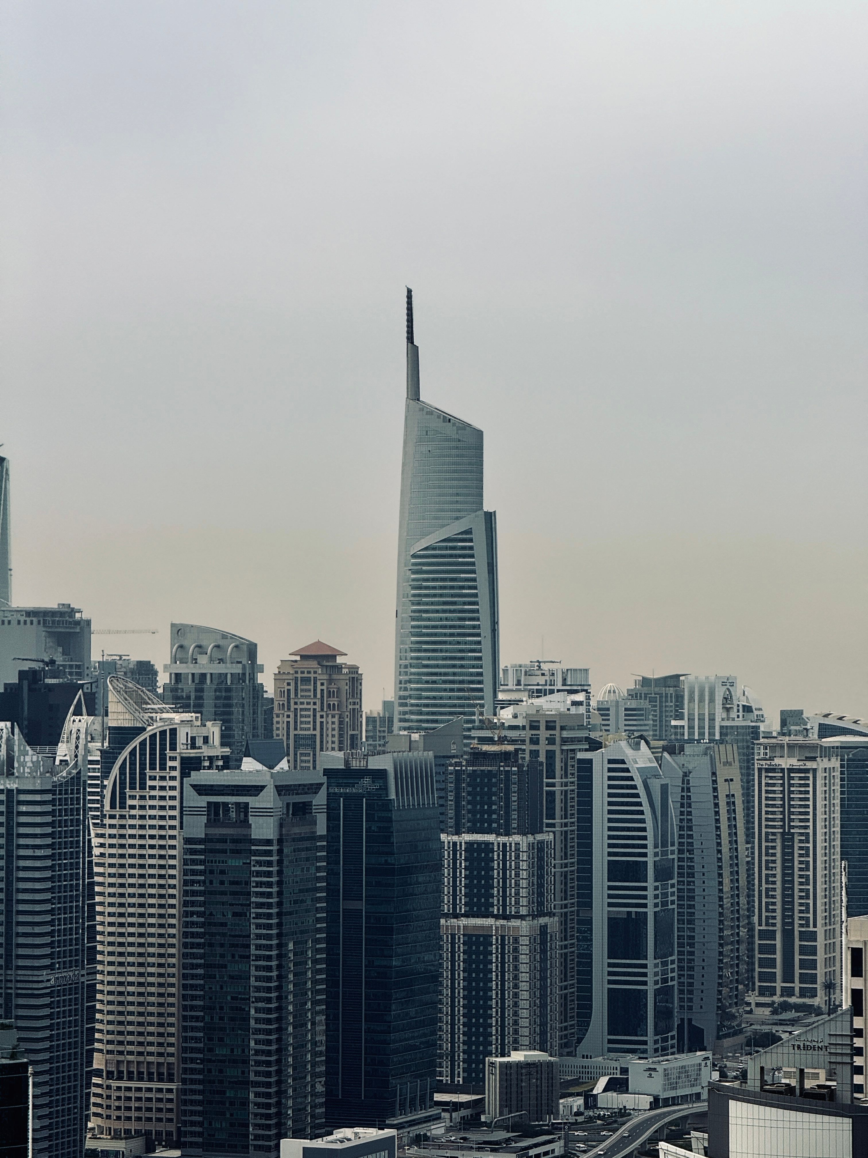 Dubai Modern Skyline with Tall Skyscrapers · Free Stock Photo