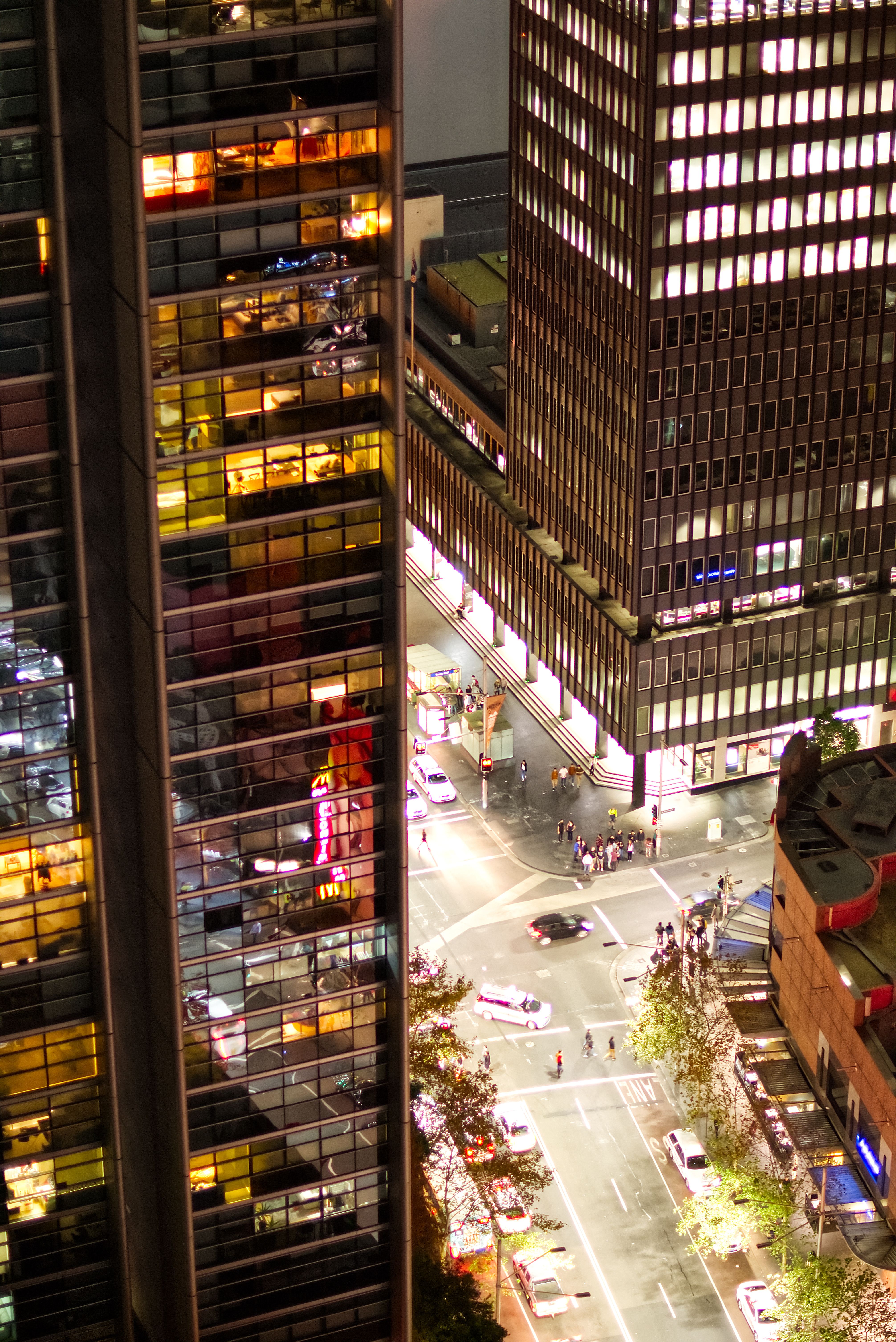 Vibrant Nightlife in Urban Cityscape · Free Stock Photo