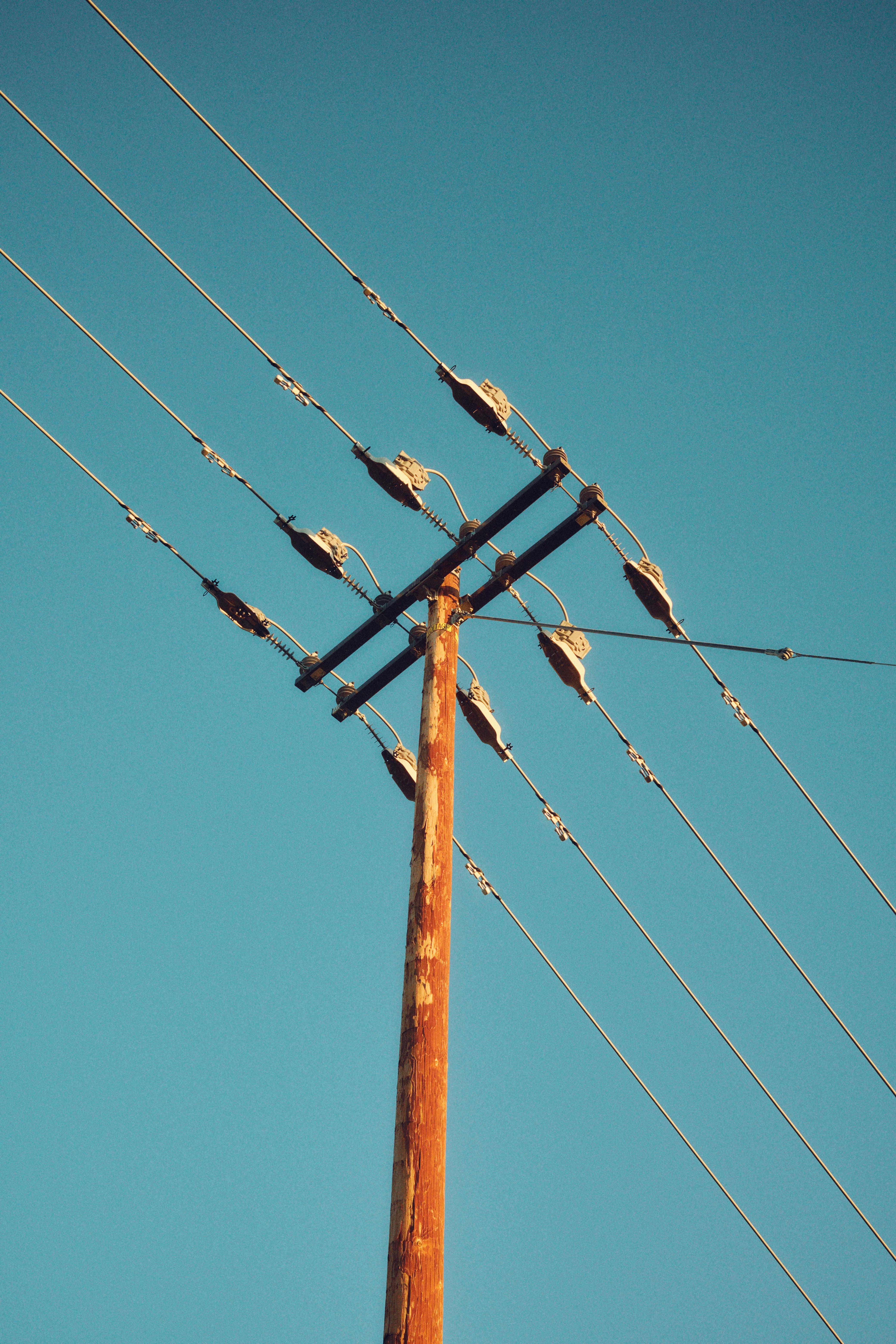 Tiang Telepon · Foto Stok Gratis