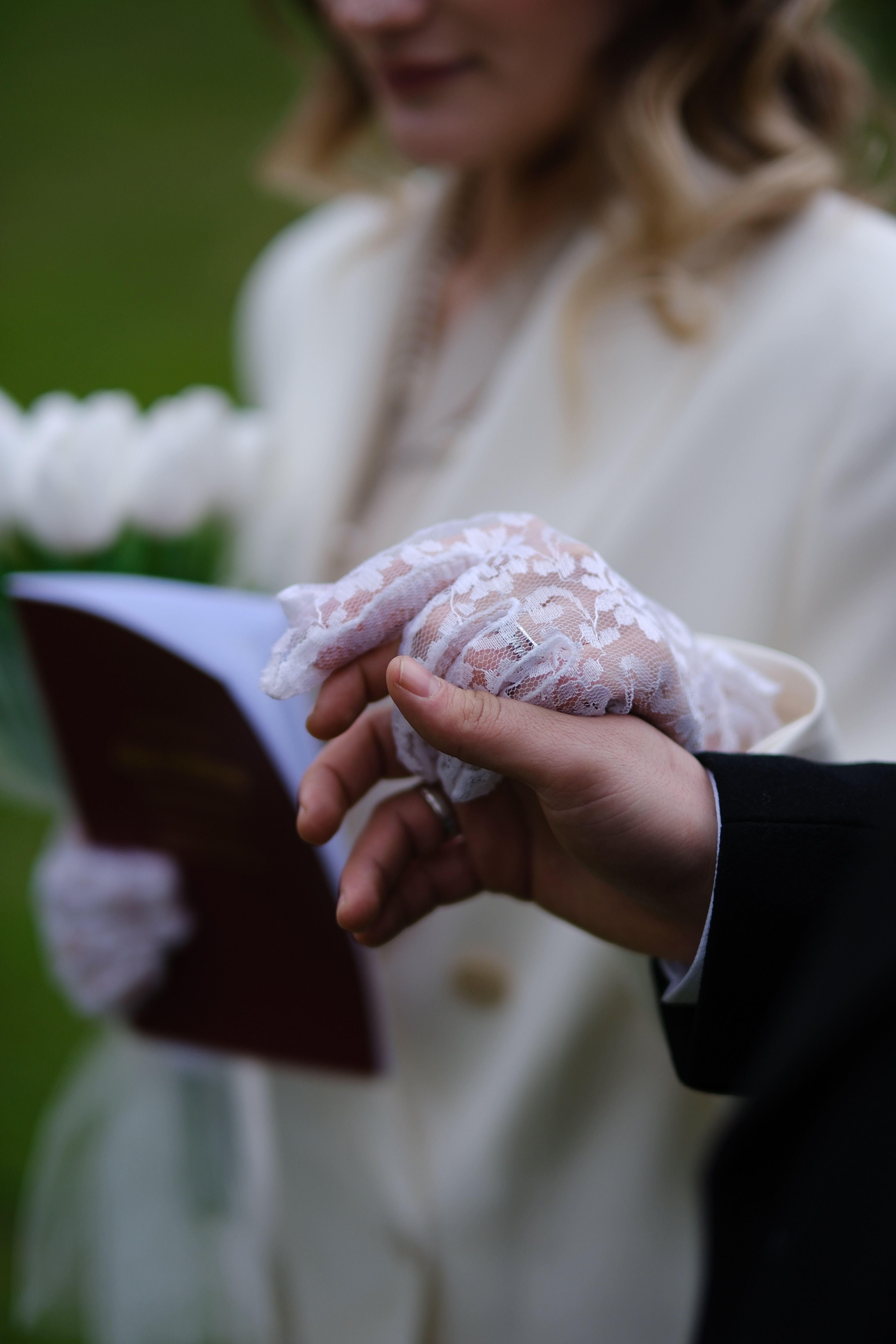 Elegant Wedding Ceremony Hand Holding · Free Stock Photo