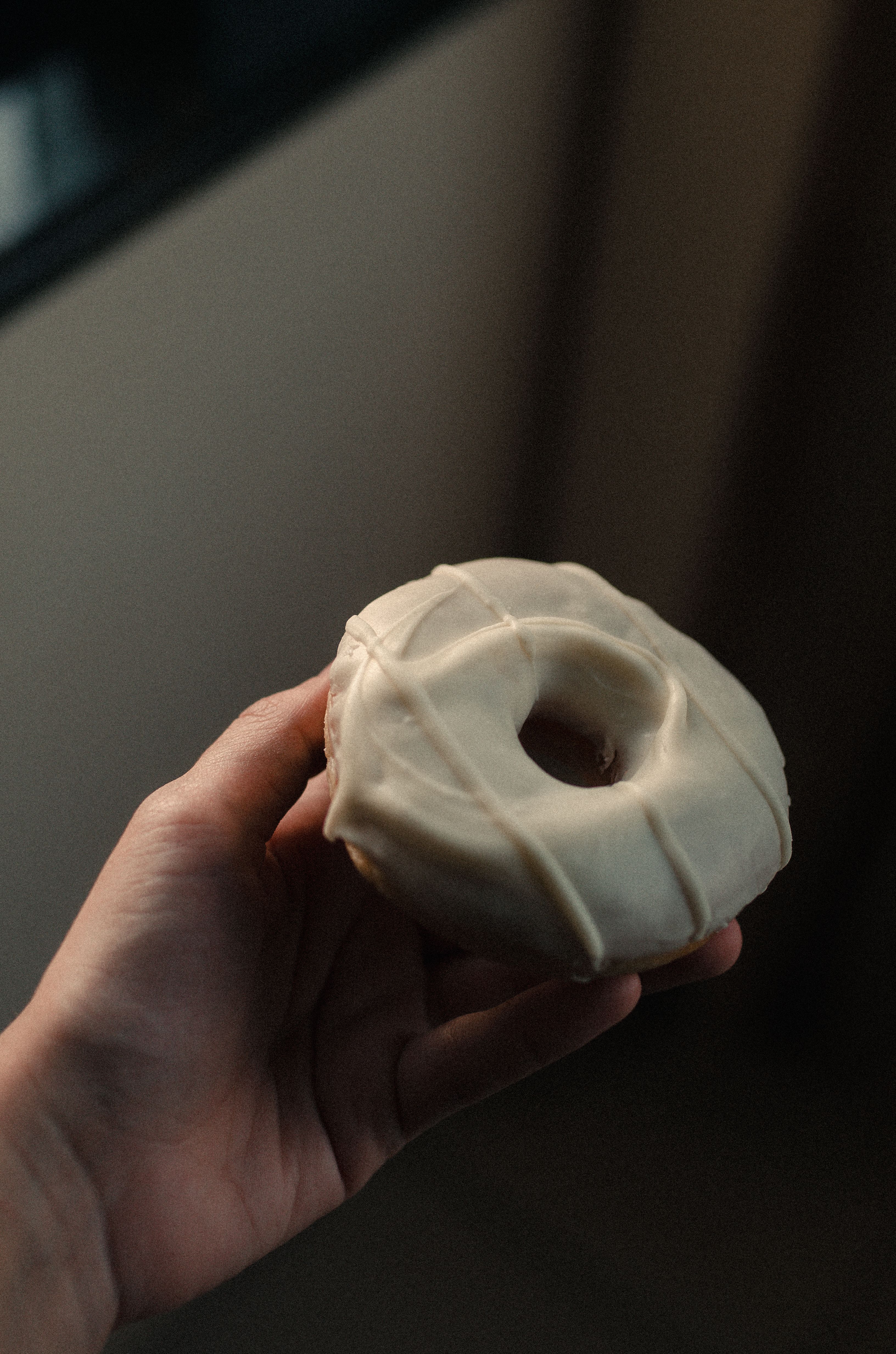 Donut With White Cream on Top · Free Stock Photo