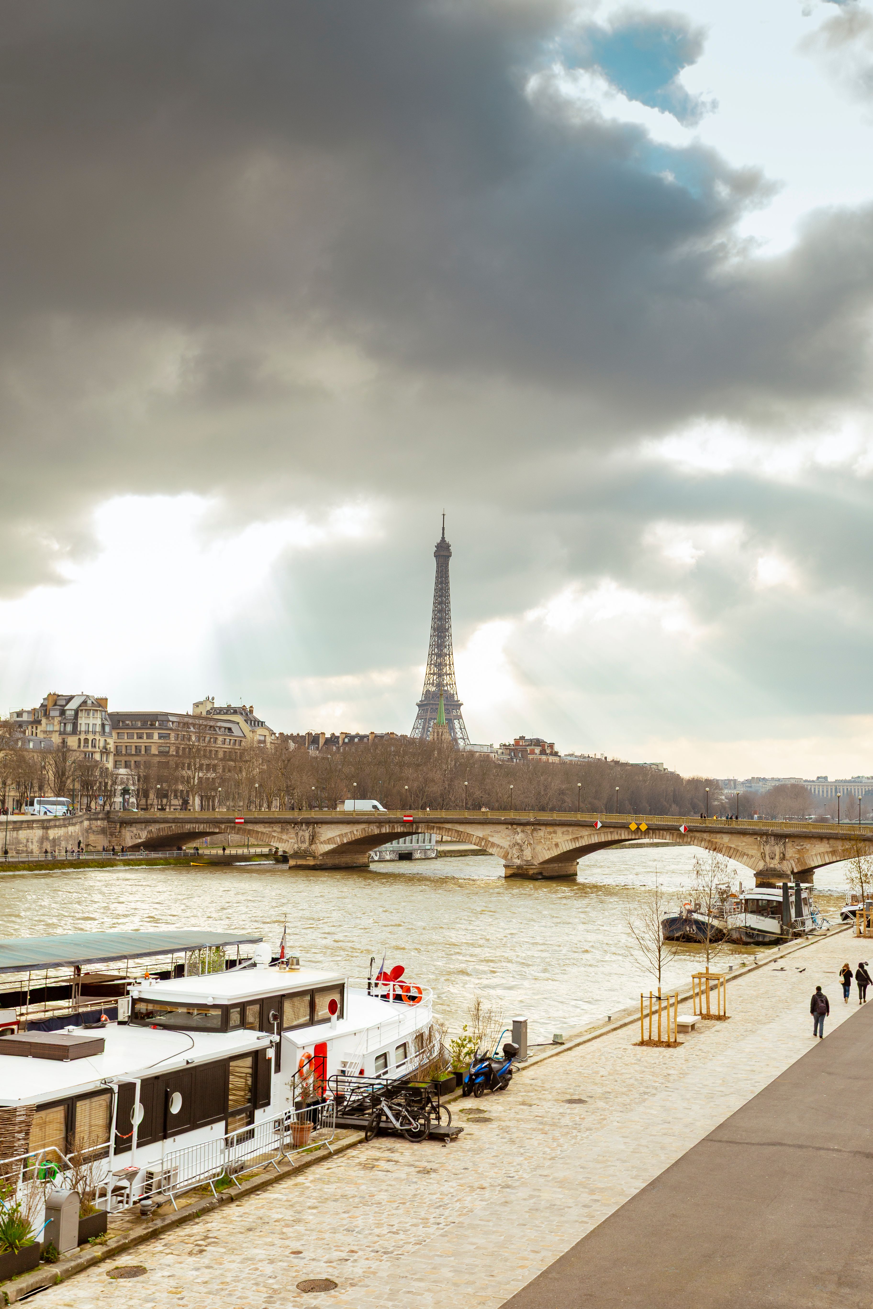 Eiffel Tower View from Seine River, Paris · Free Stock Photo