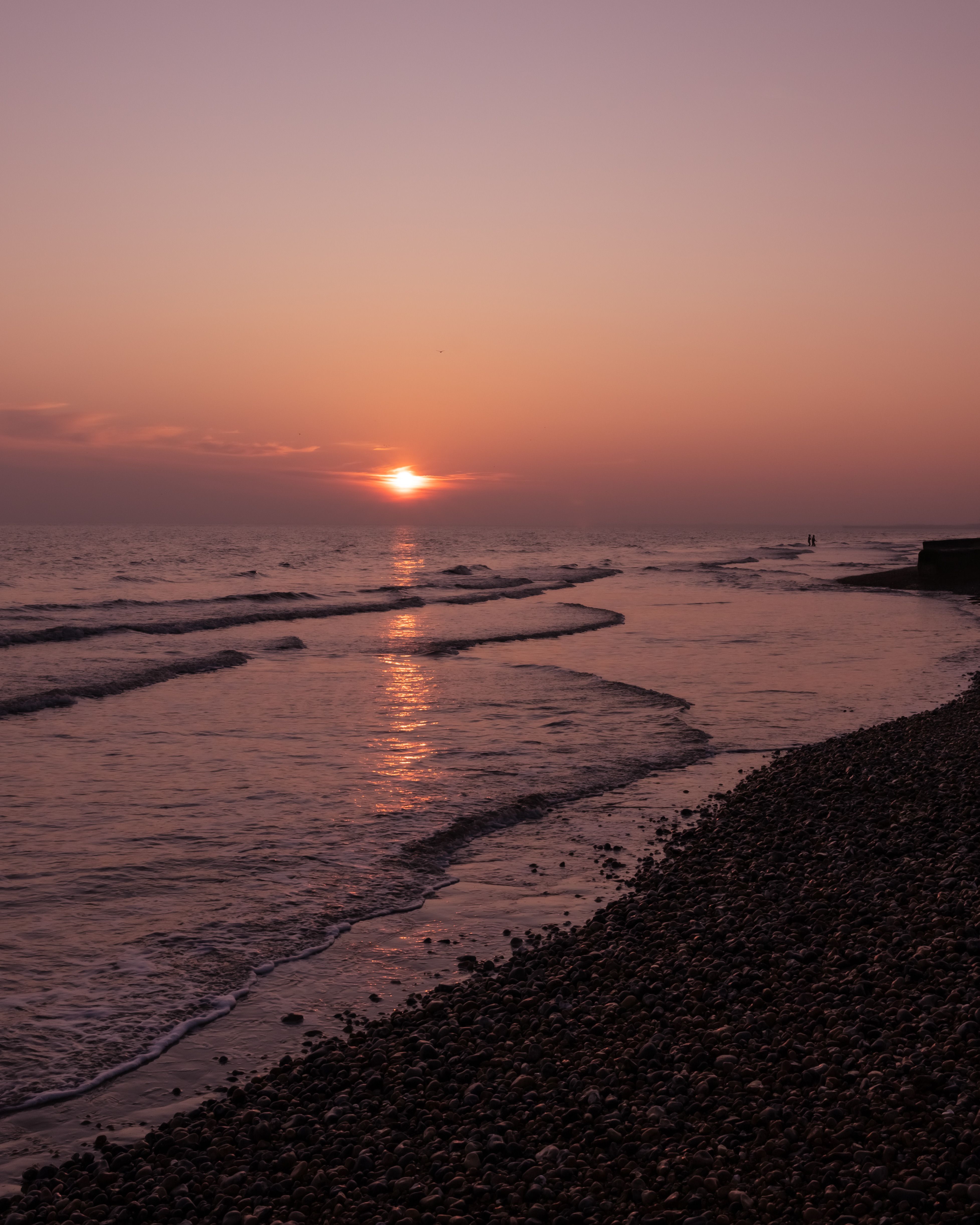 Mesmerizing Sunset at Brighton Beach, England · Free Stock Photo