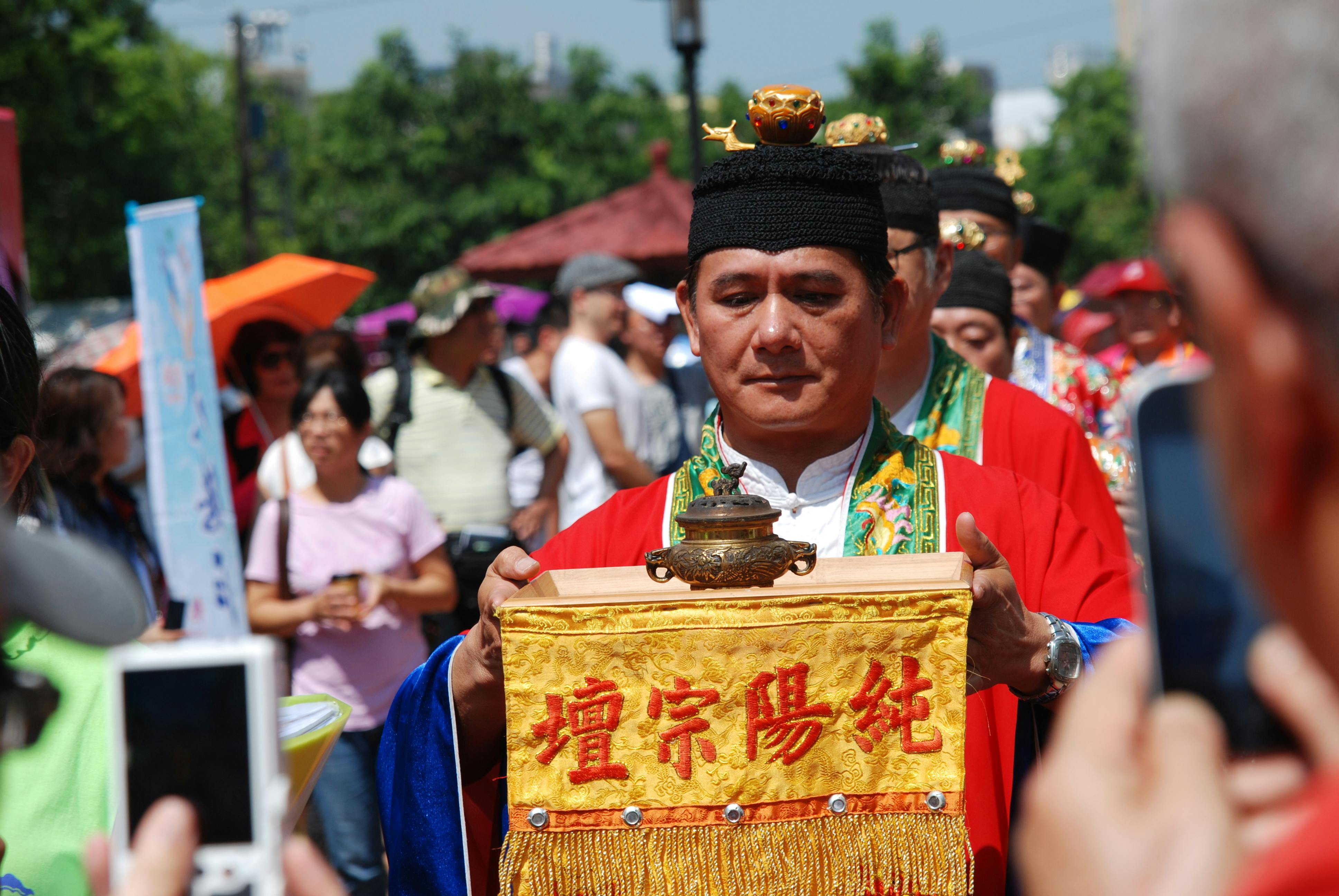 Cultural Procession with Traditional Attire · Free Stock Photo