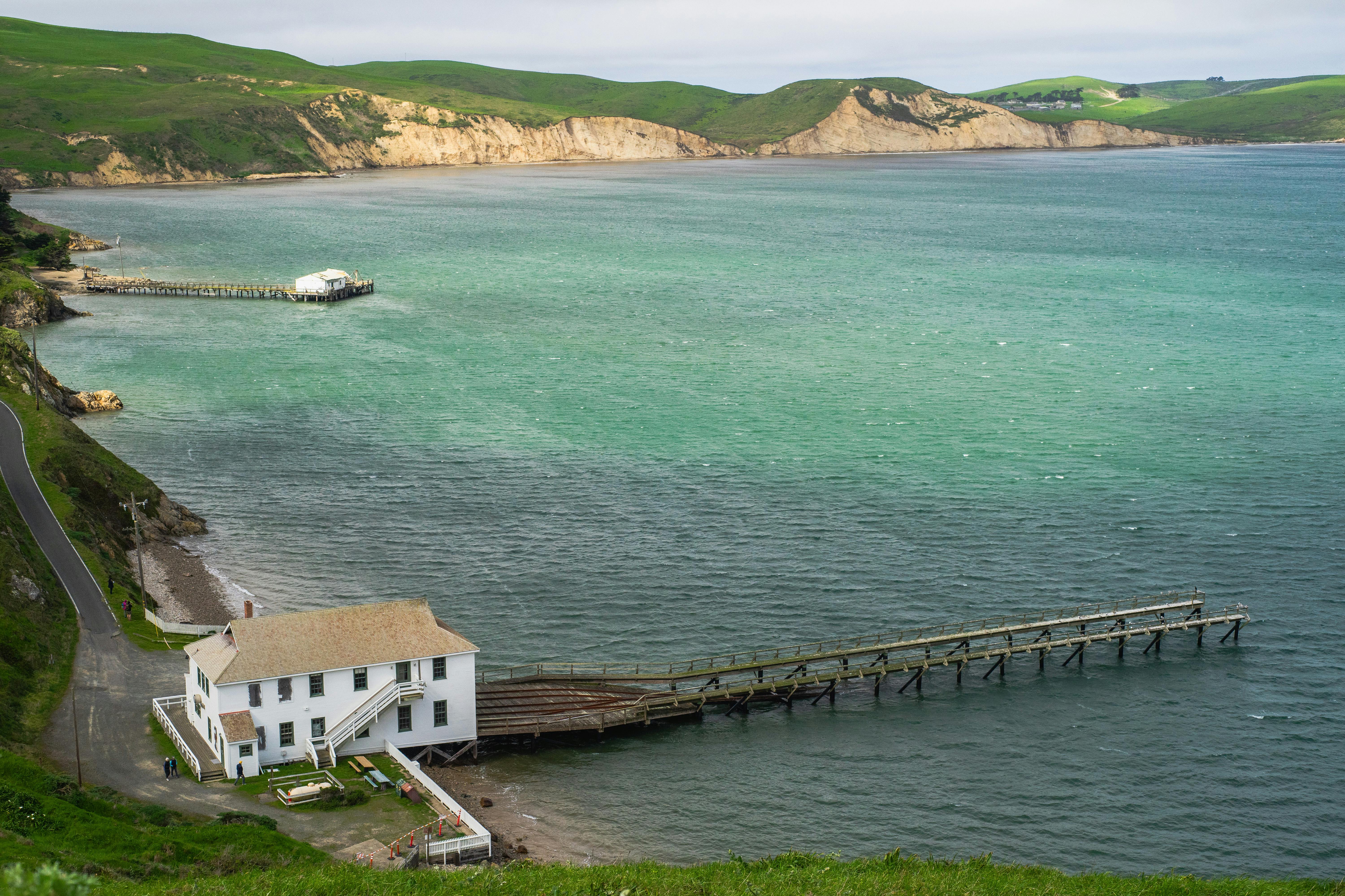 Scenic Coastal Pier at Point Reyes Seaside · Free Stock Photo
