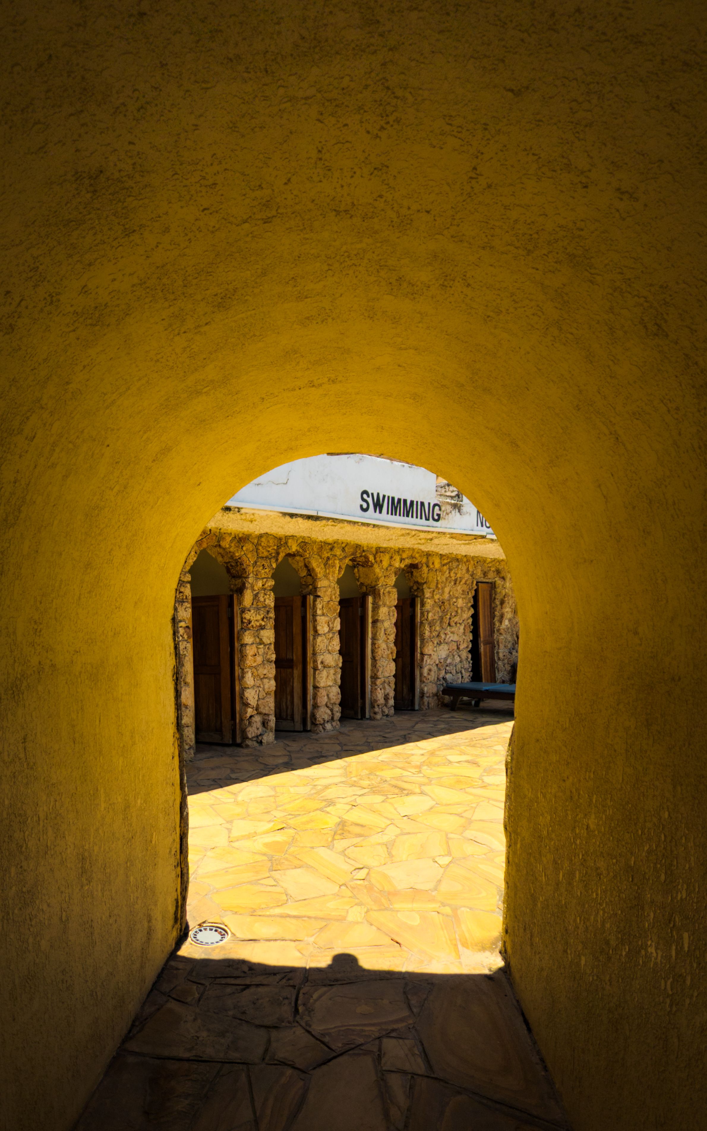 Rustic Swimming Pool Entryway · Free Stock Photo