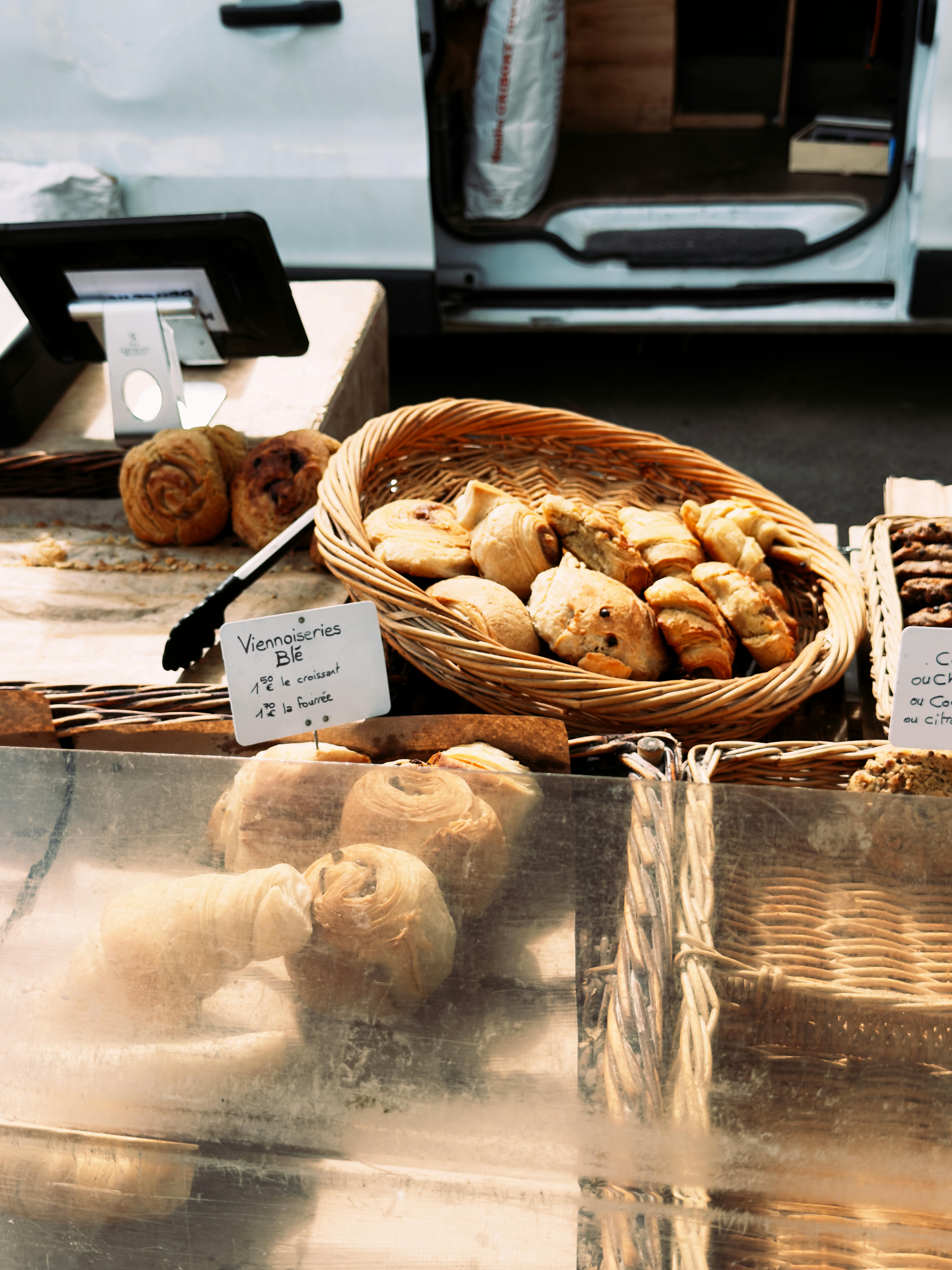 Fresh Pastries at Street Market in Villefranche-sur-Saône · Free Stock ...
