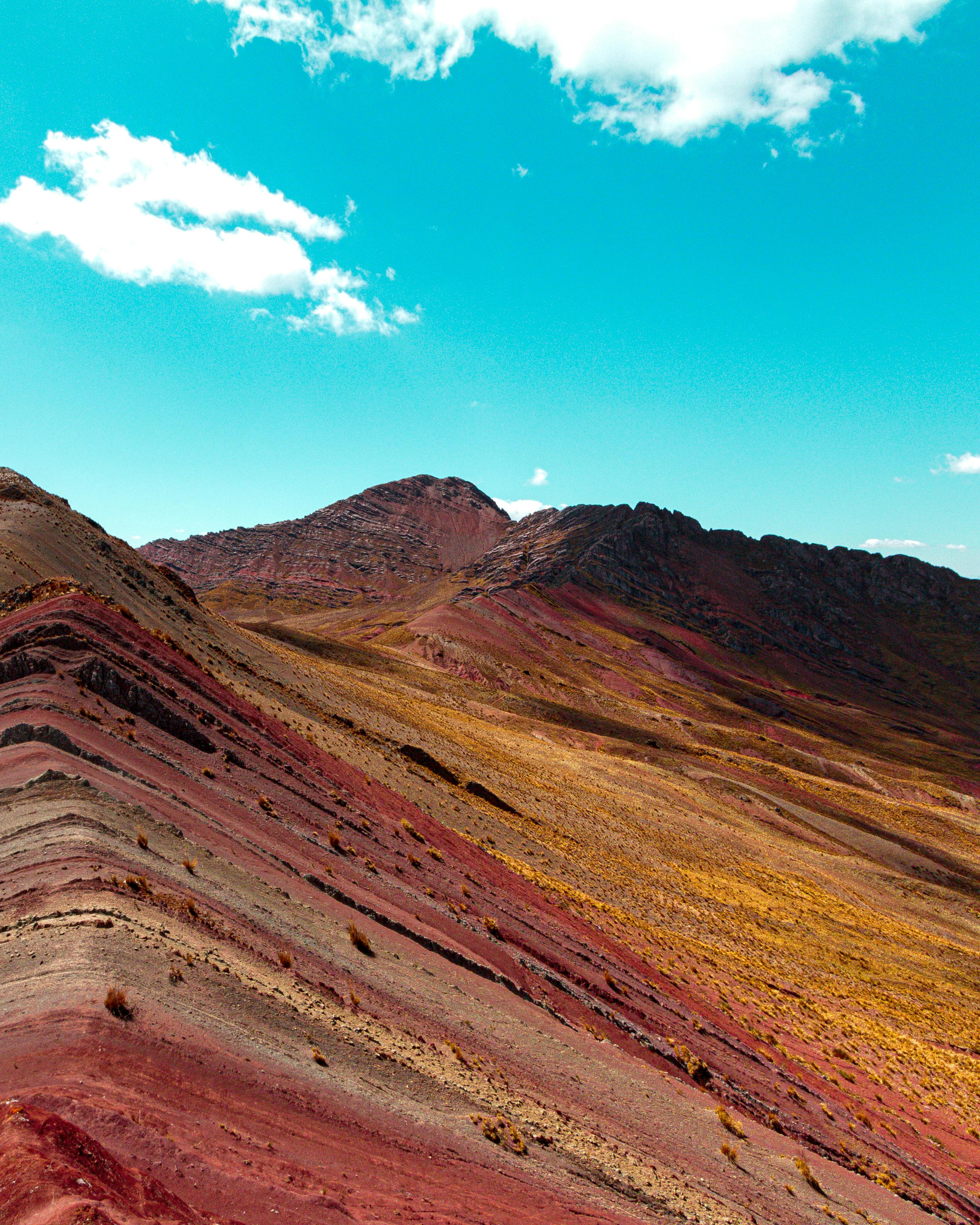Colorful Landscapes of Vinicunca, Peru · Free Stock Photo