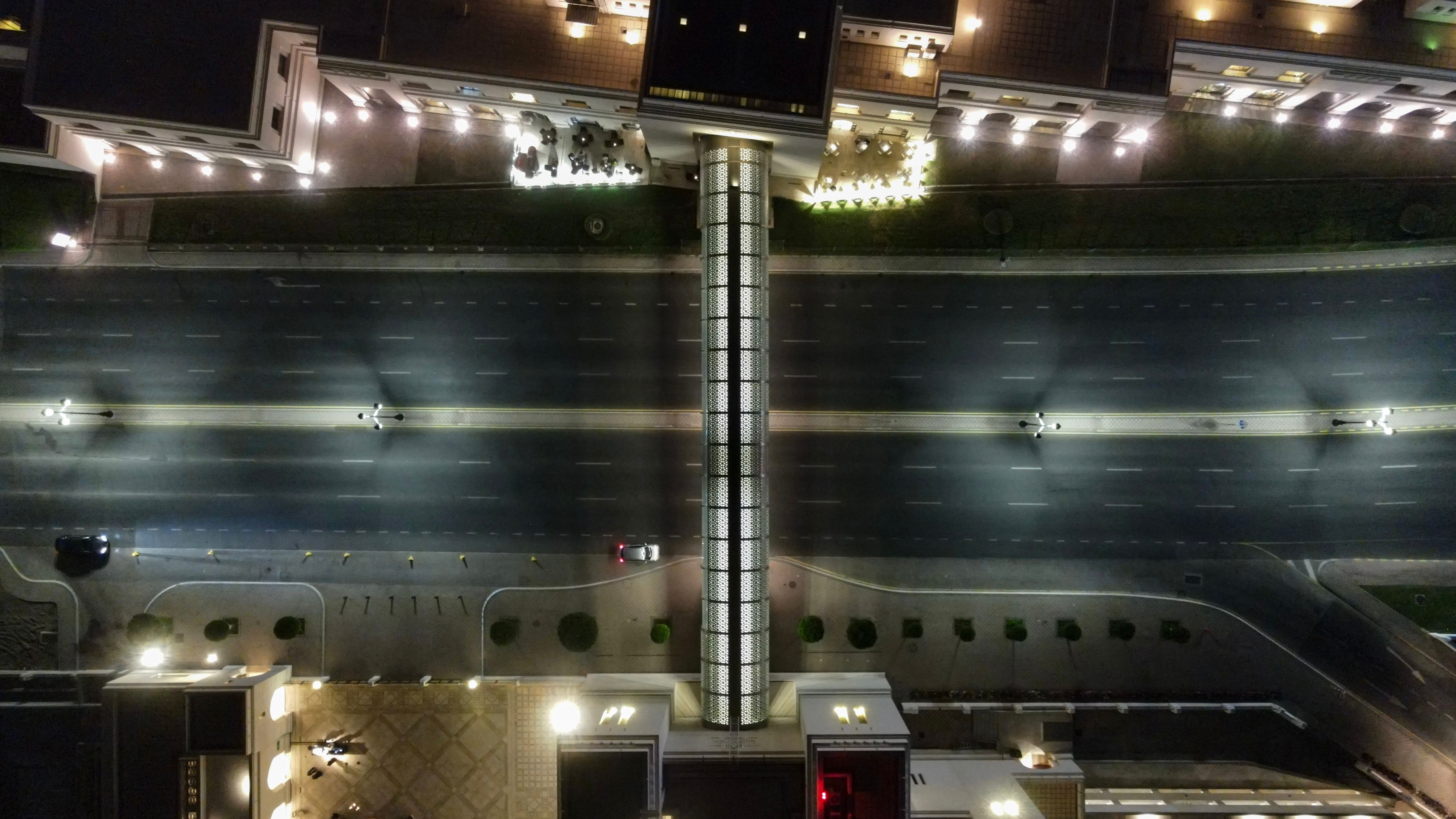 Aerial View of Mosque Courtyard in Muscat Oman · Free Stock Photo