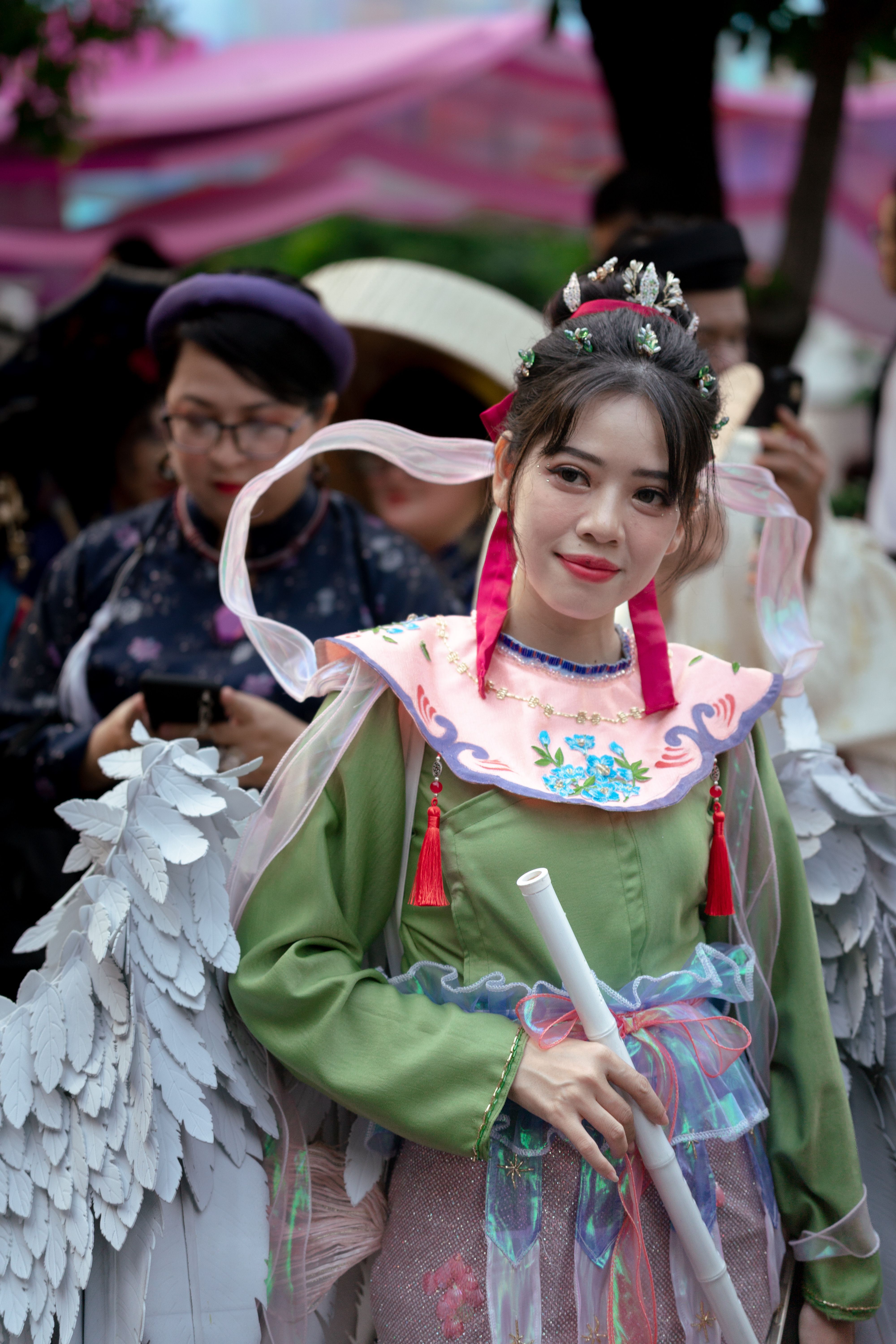 Traditional Costume Parade Featuring Asian Culture · Free Stock Photo