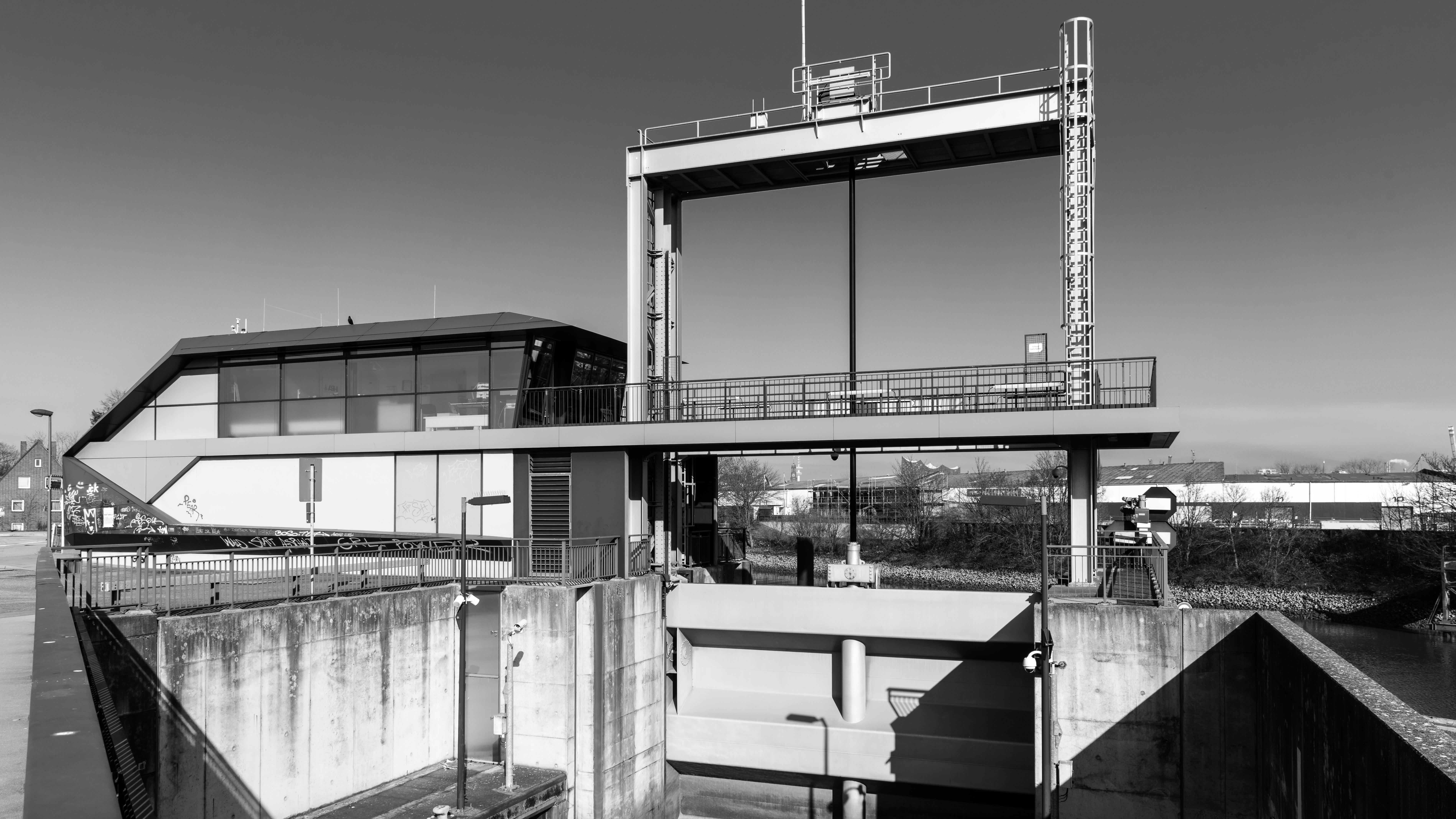 Historic Floodgate Structure in Hamburg · Free Stock Photo