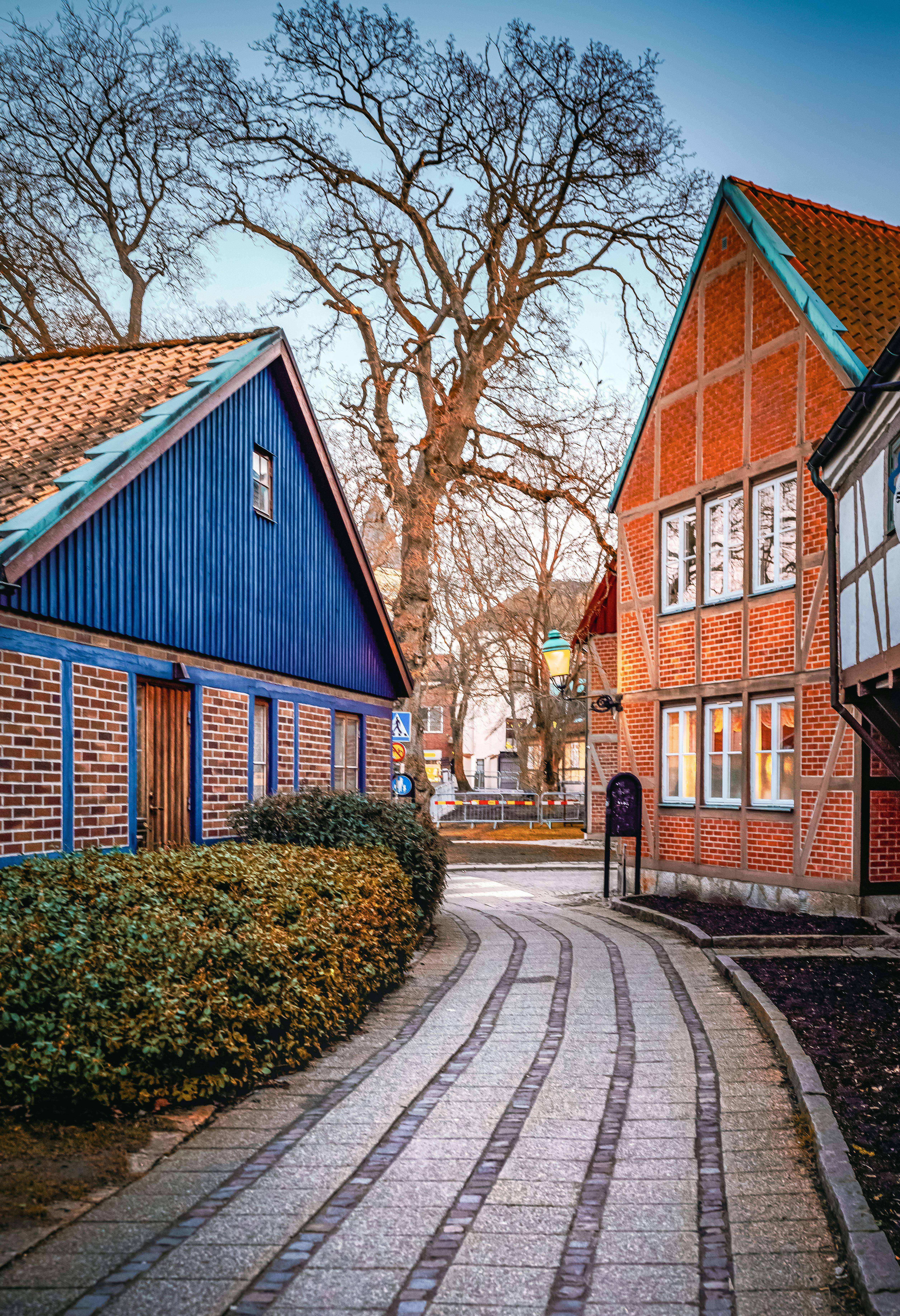 Charming Street in Ystad, Sweden · Free Stock Photo