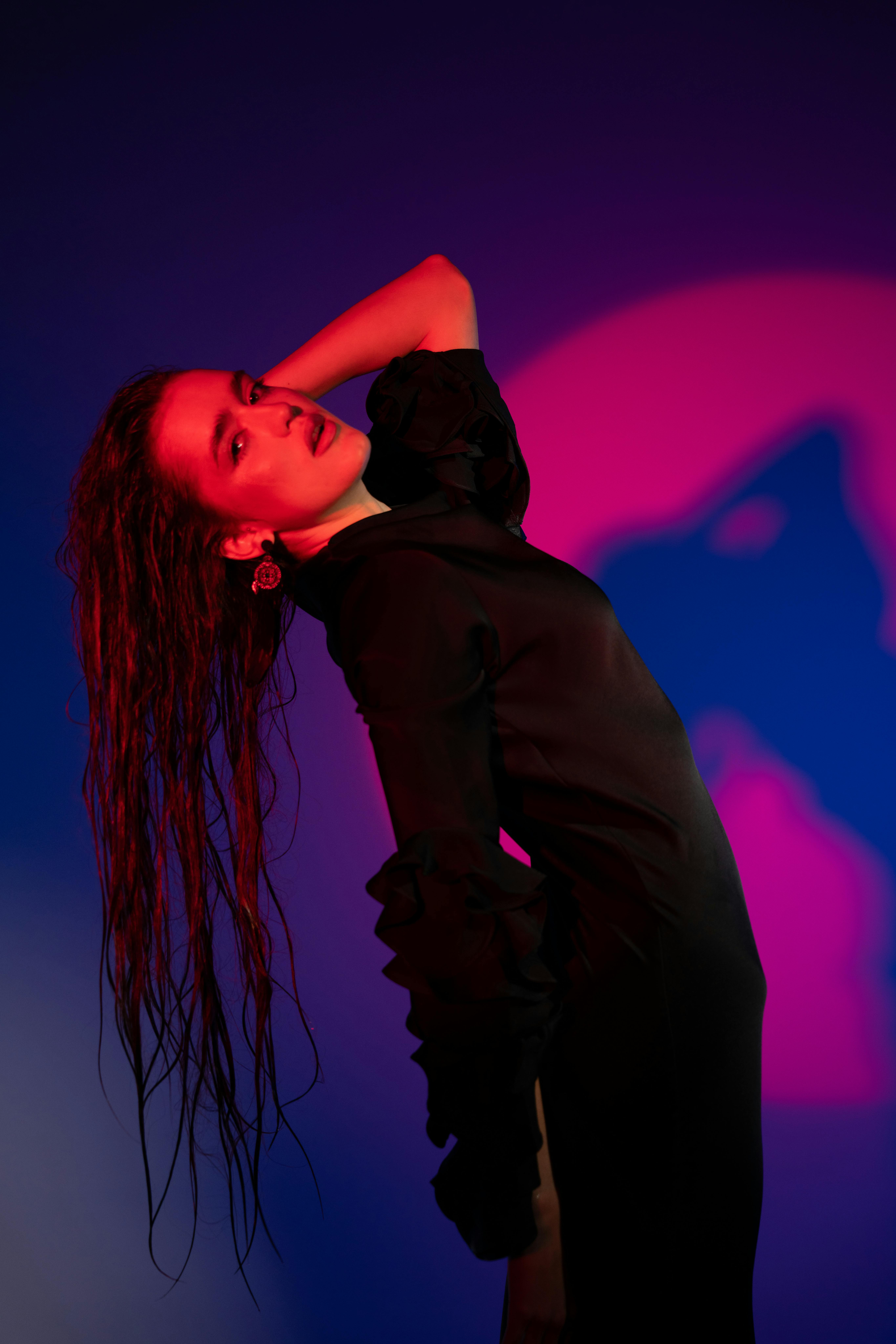 Vogue-Inspired Dramatic Fashion Portrait · Free Stock Photo