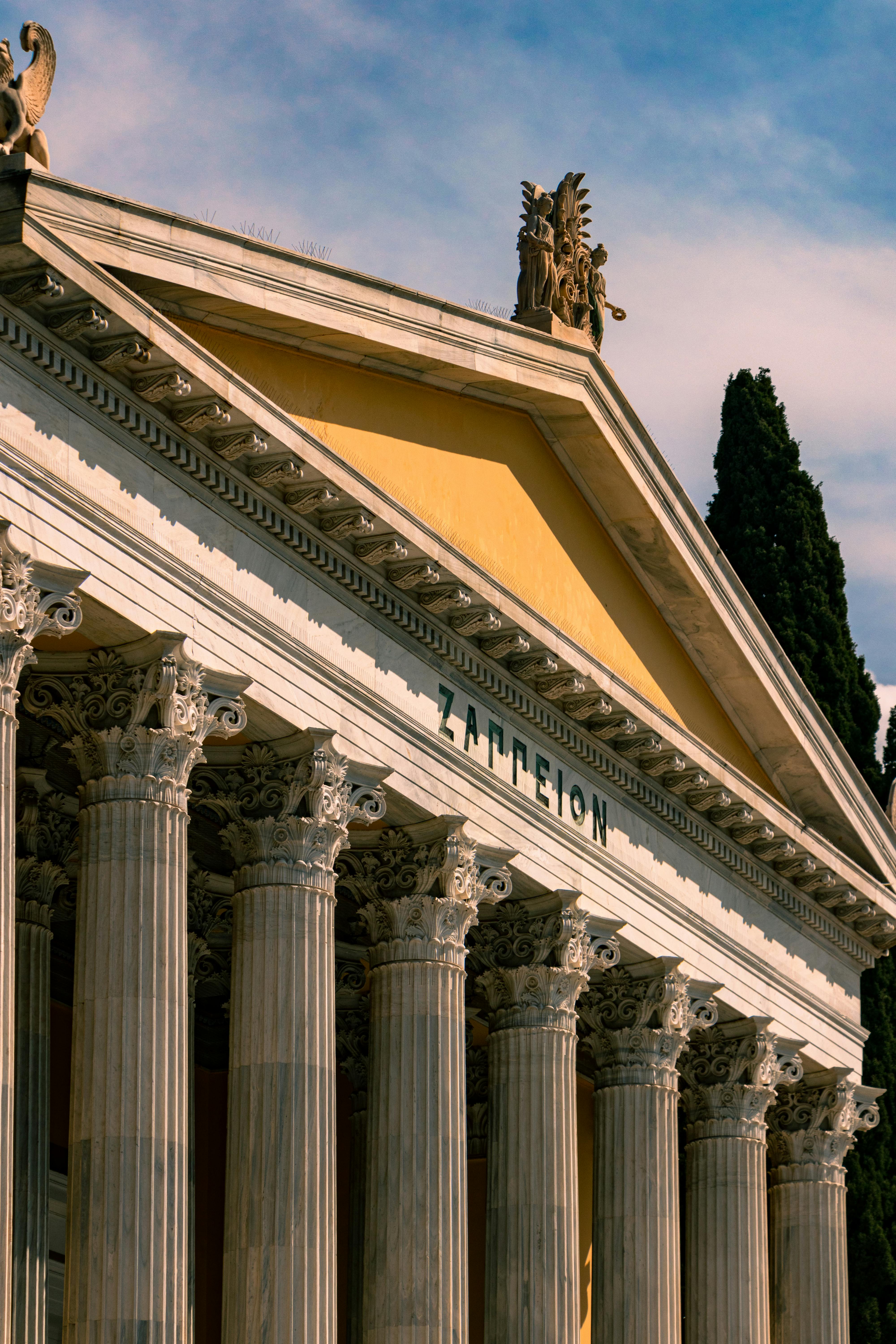 Zappeion Hall in Athens Architecture Close-Up · Free Stock Photo