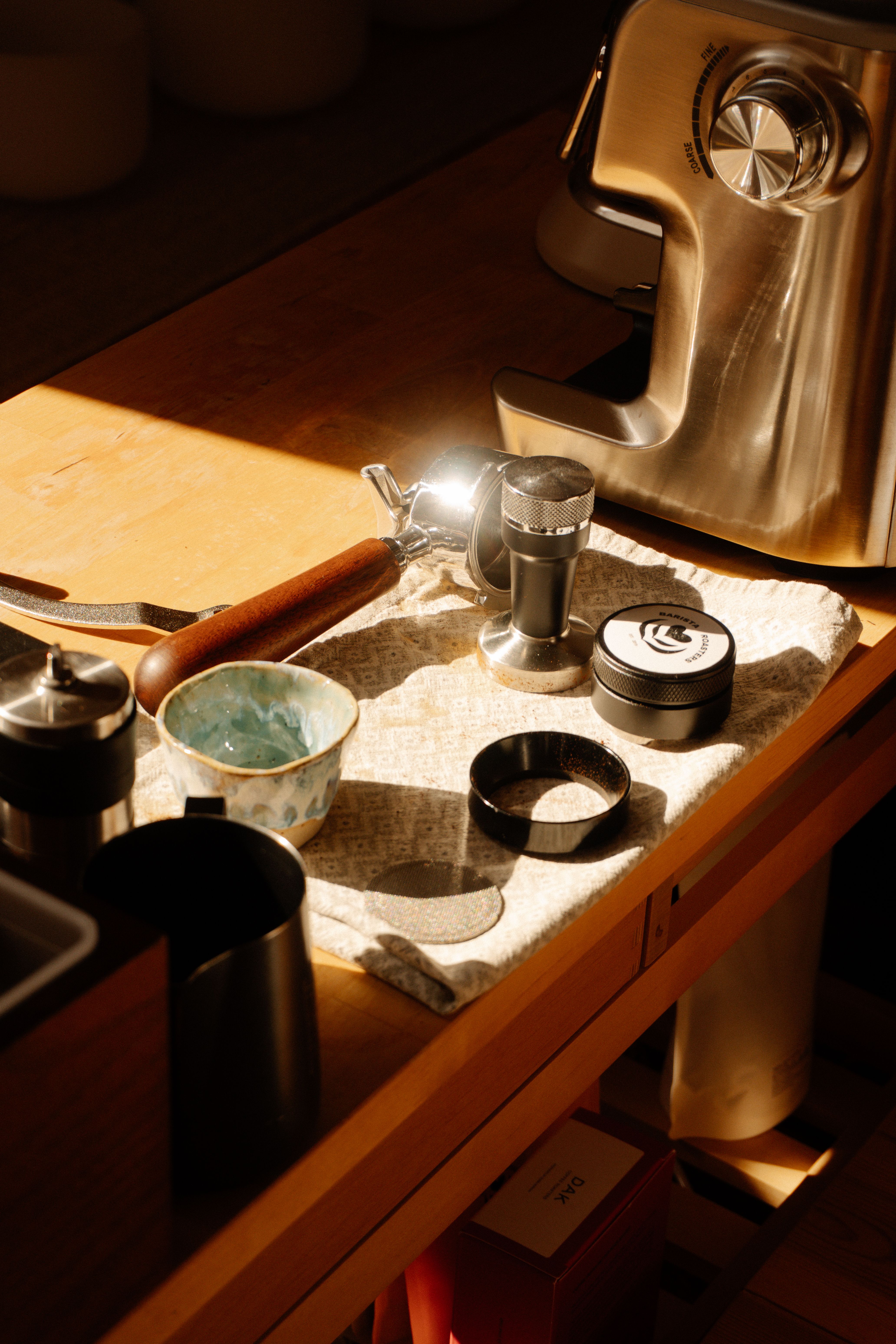 Modern Coffee Setup with Stainless Steel Espresso Machine · Free Stock ...