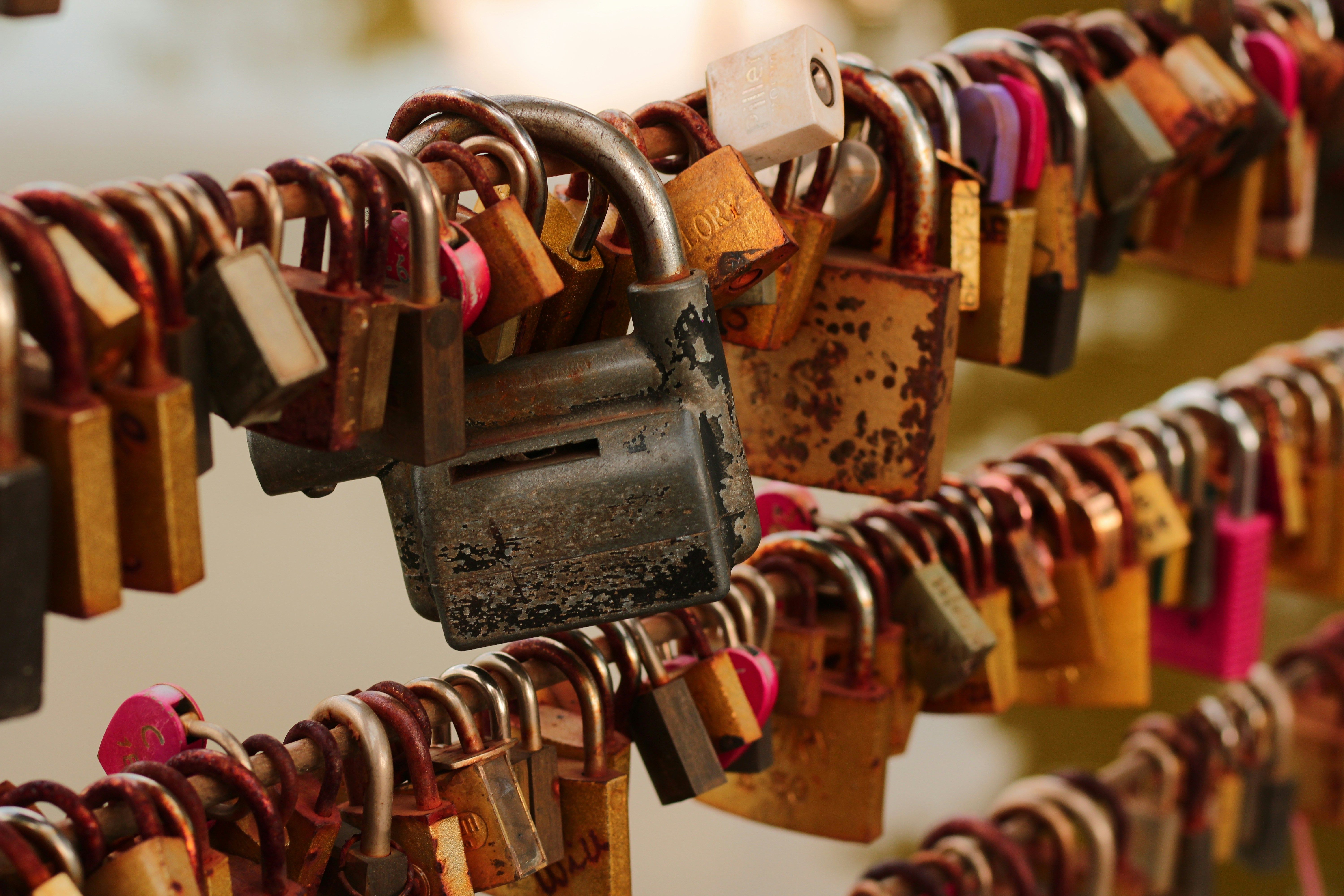 Romantic Love Locks on Bridge in Holambra · Free Stock Photo