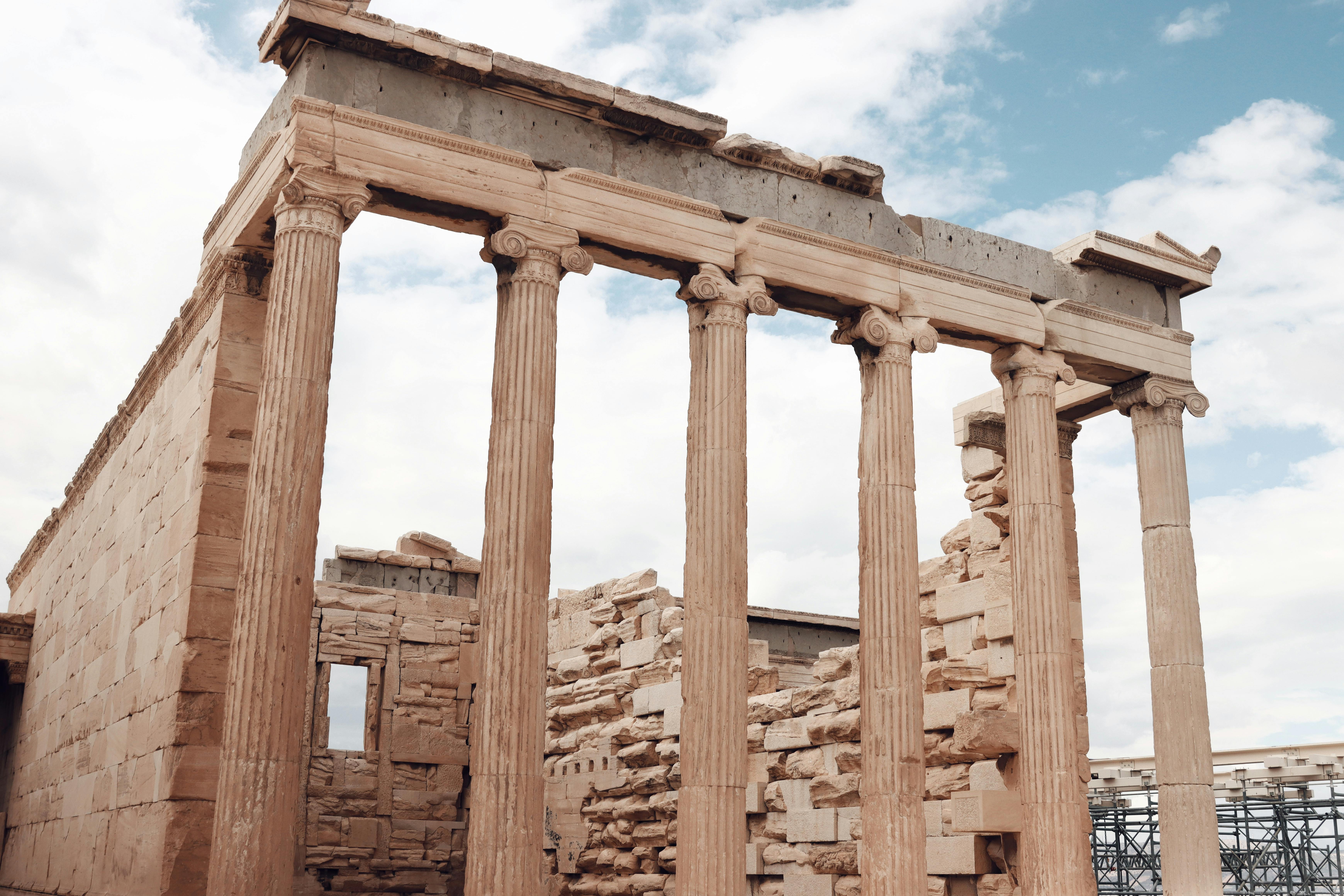Arquitetura Do Antigo Partenon Em Atenas · Foto profissional gratuita
