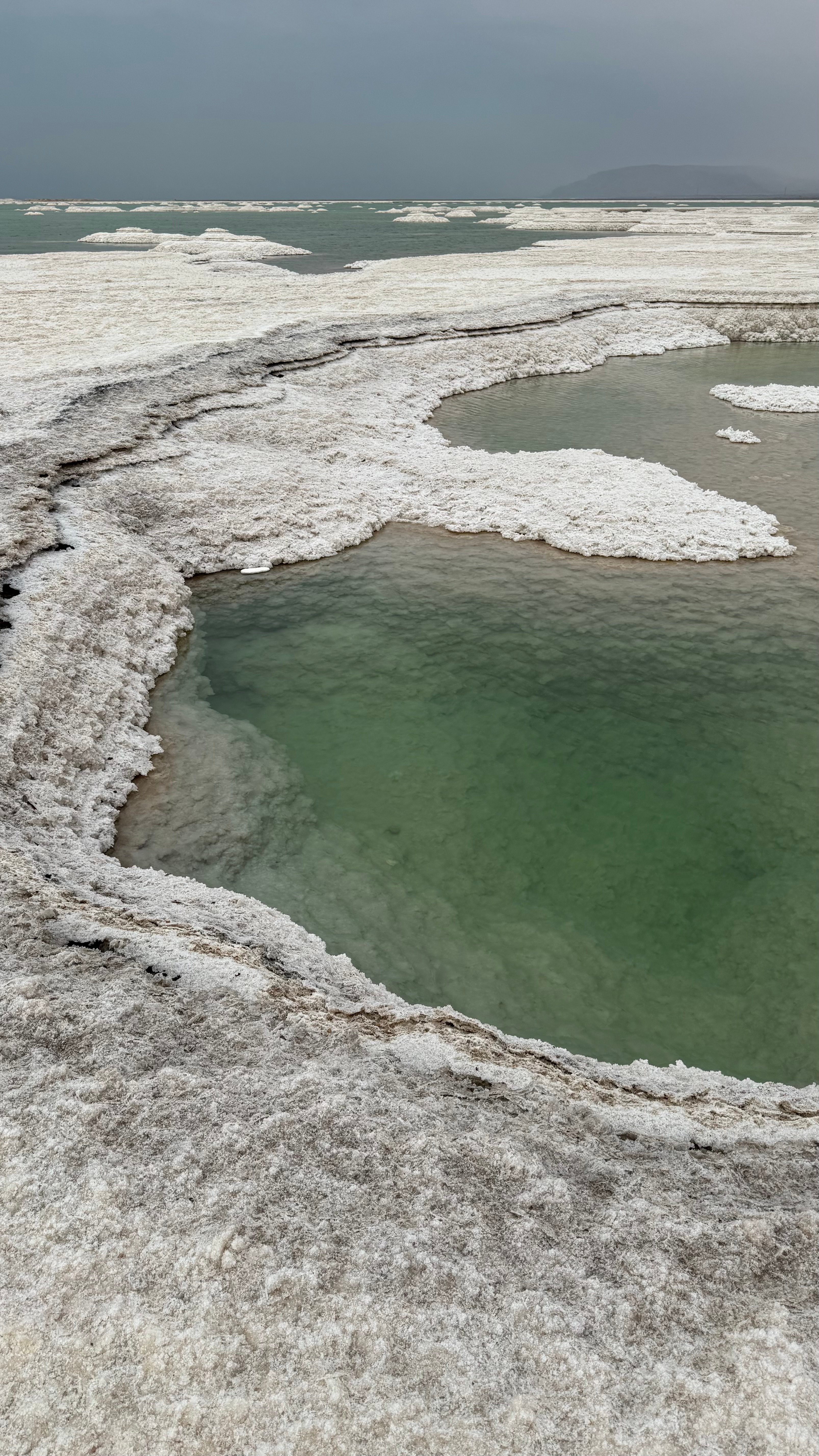Aerial View of Salt Formations at the Dead Sea · Free Stock Photo