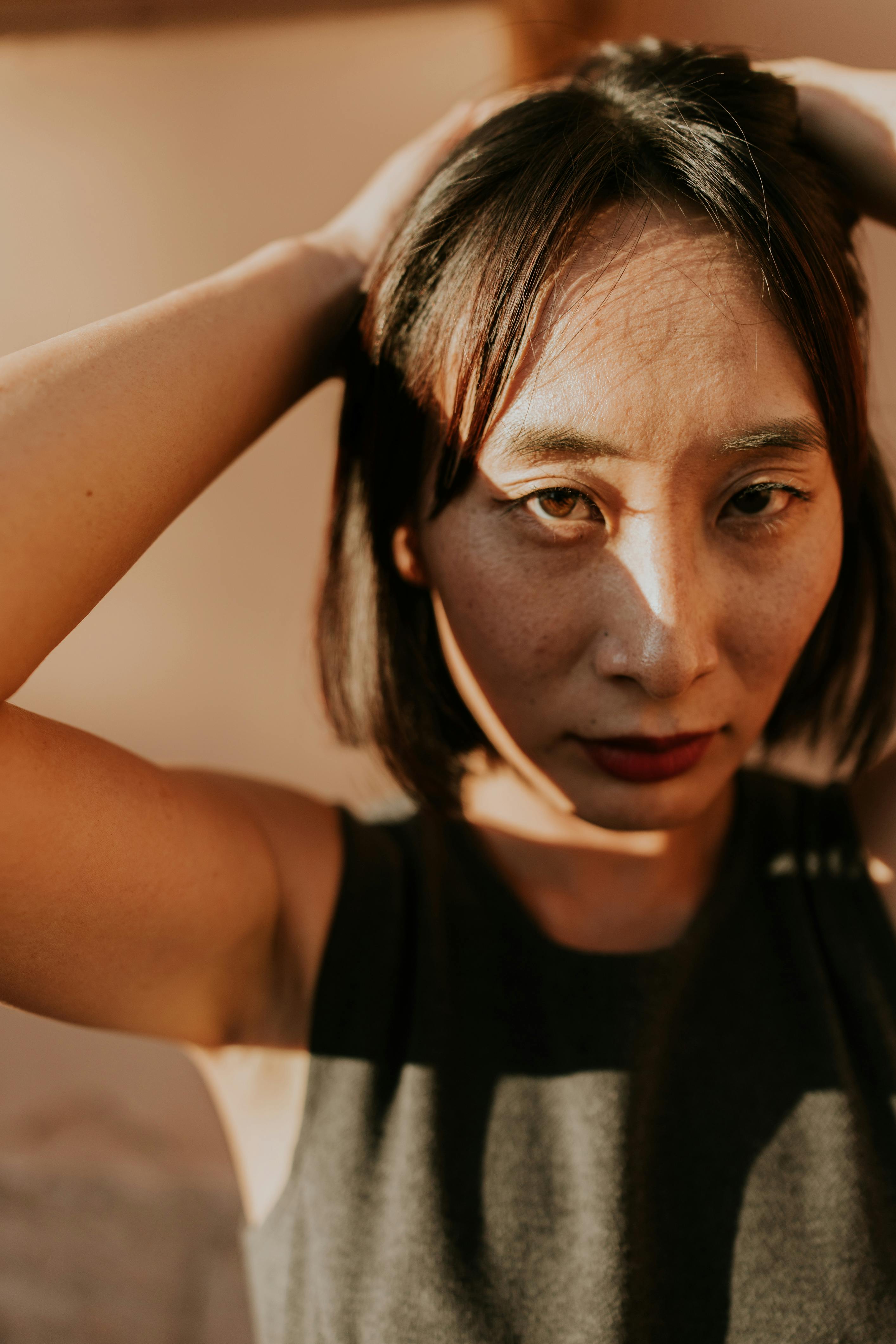 Dramatic Portrait with Intricate Shadows · Free Stock Photo