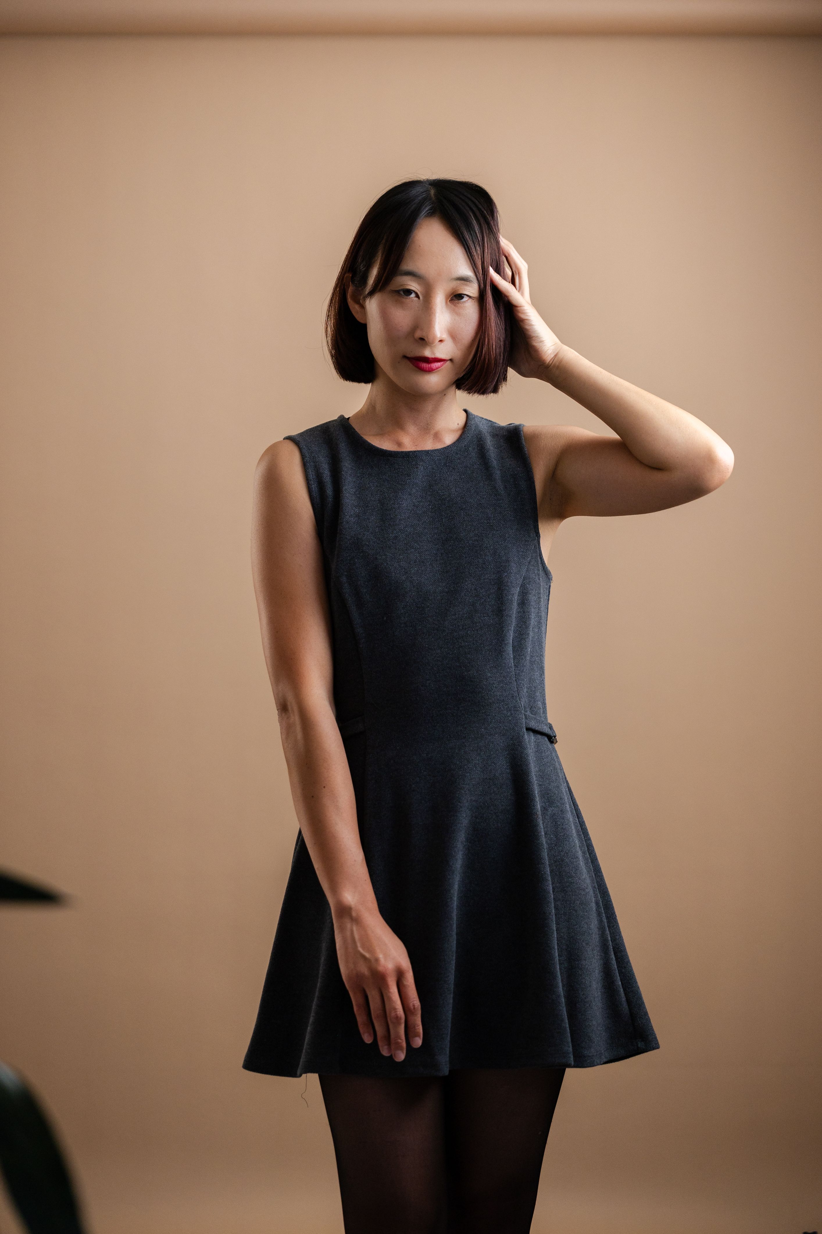 Elegant Portrait of Woman in Classic Dress · Free Stock Photo