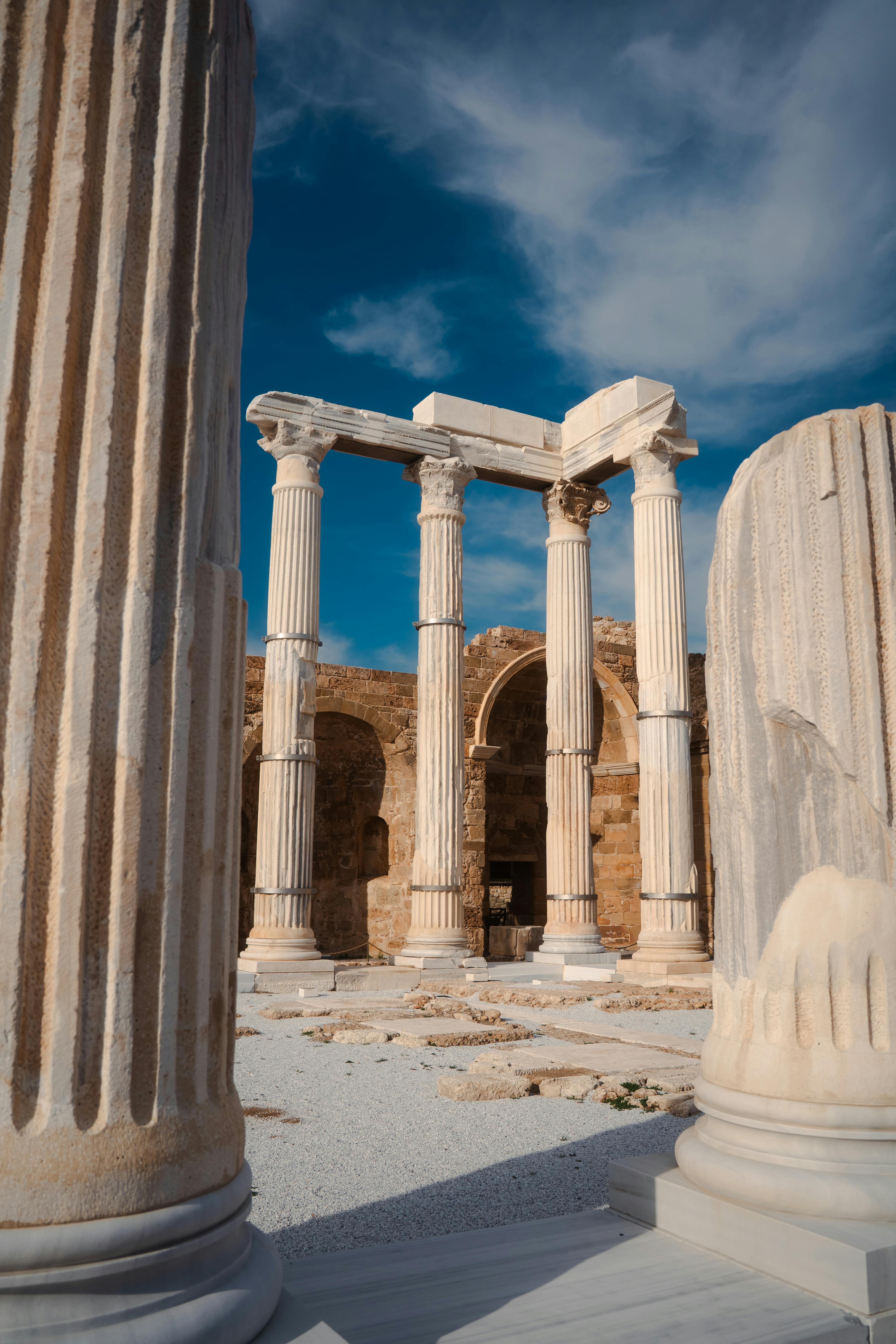 Ancient Ruins of Roman Temple in Side, Turkey · Free Stock Photo