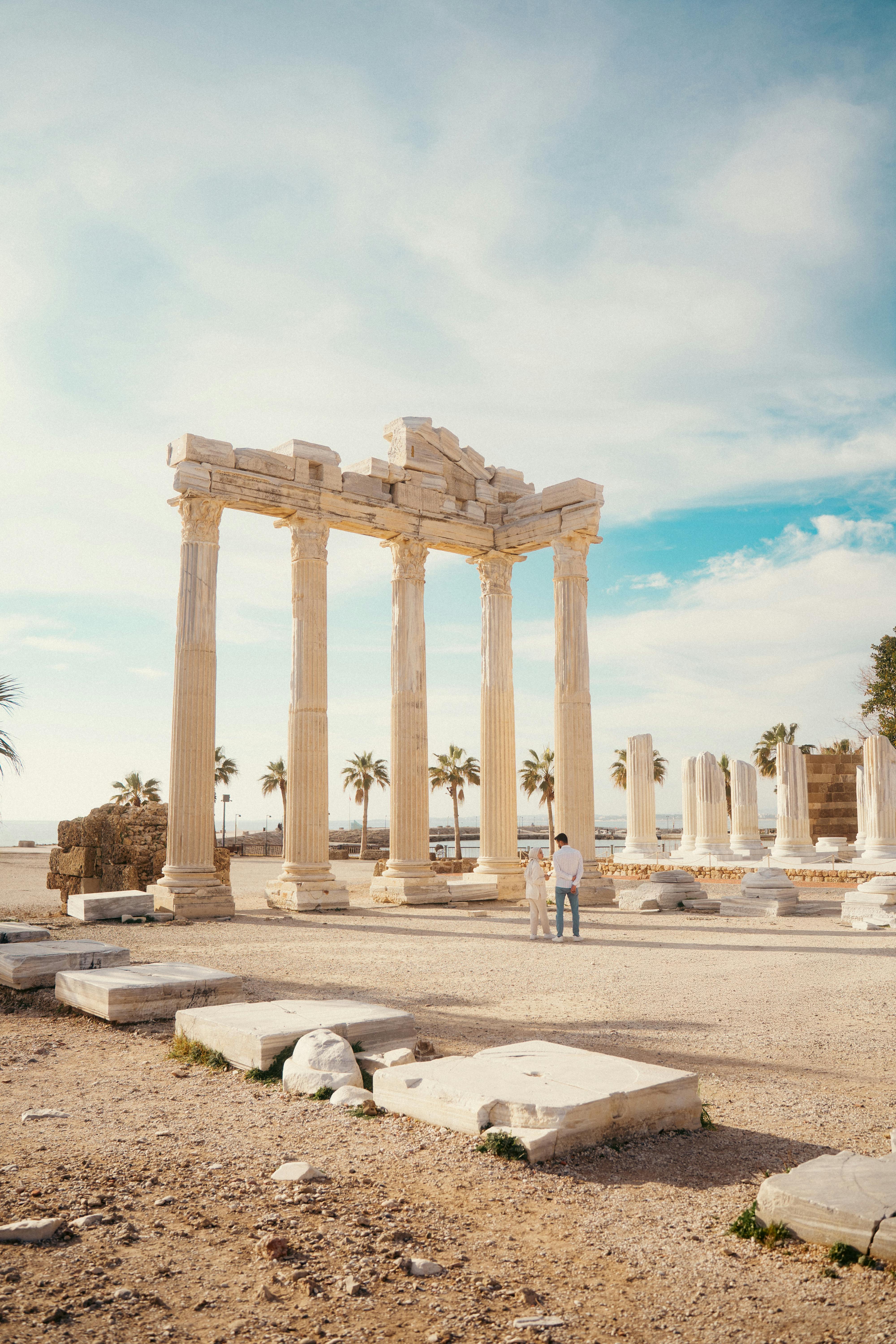Ancient Temple Ruins in Side, Antalya, Türkiye · Free Stock Photo