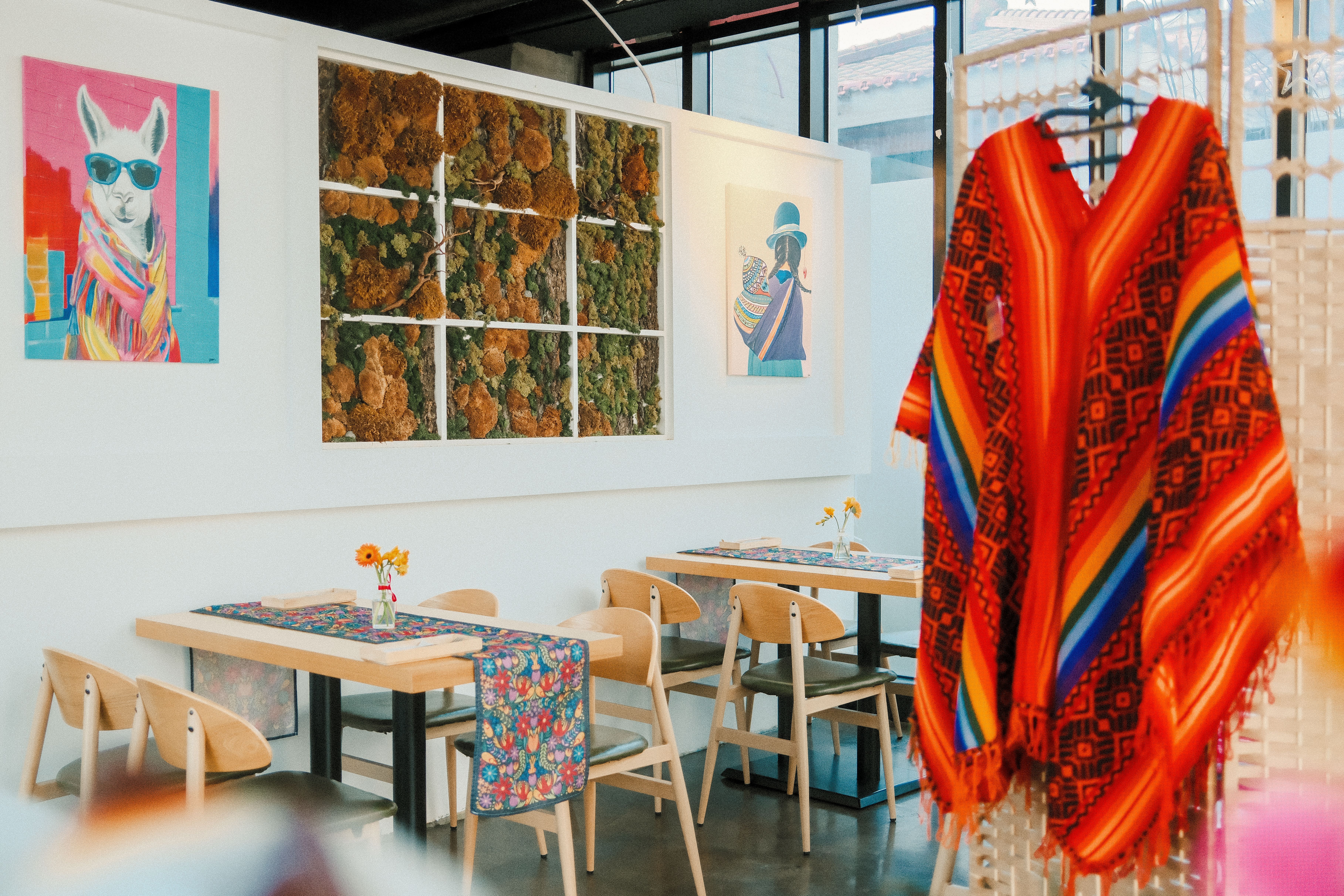 Vibrant Mexican Themed Restaurant Interior Design · Free Stock Photo
