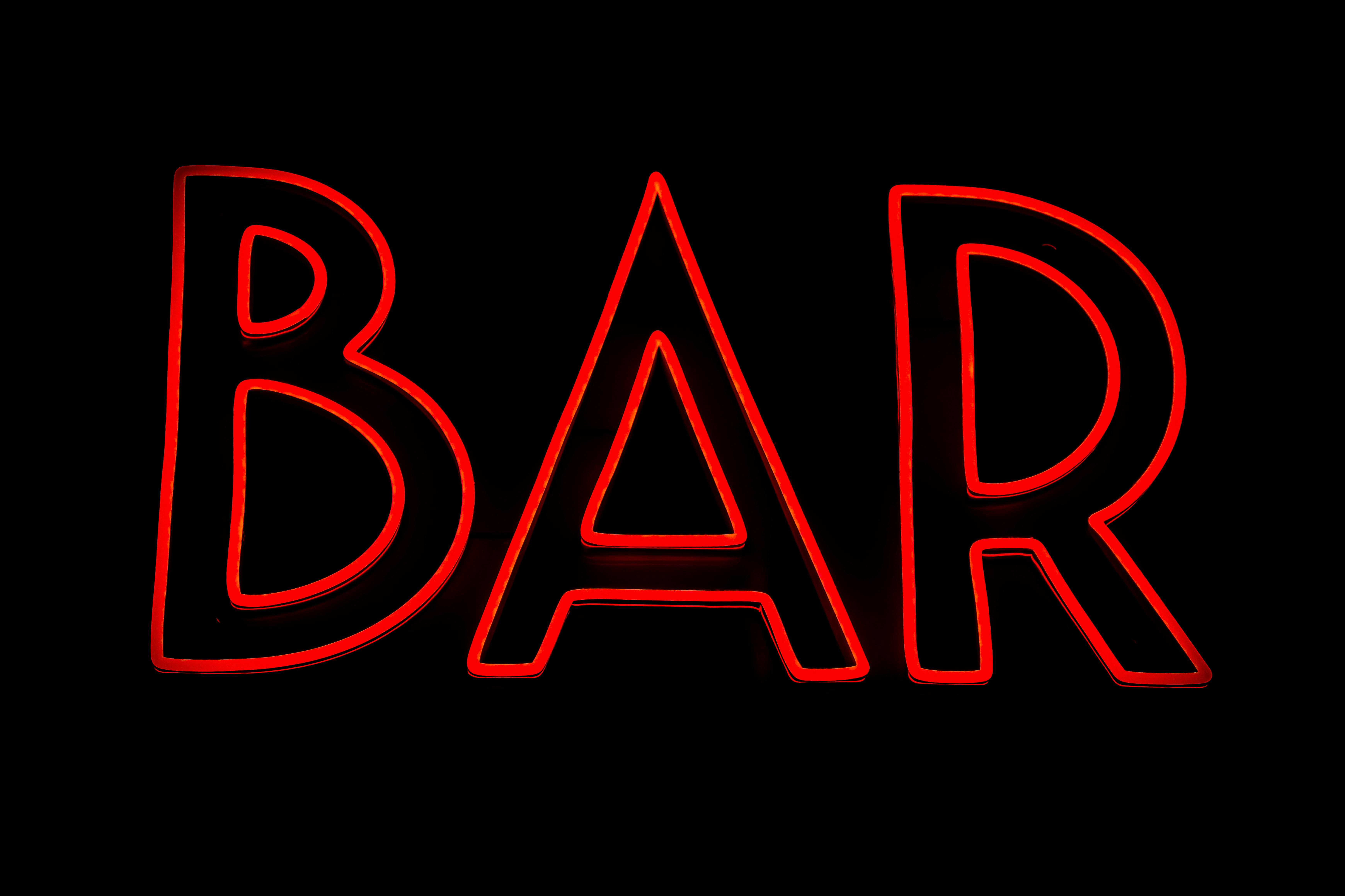 Blue Bar Neon Signage · Free Stock Photo