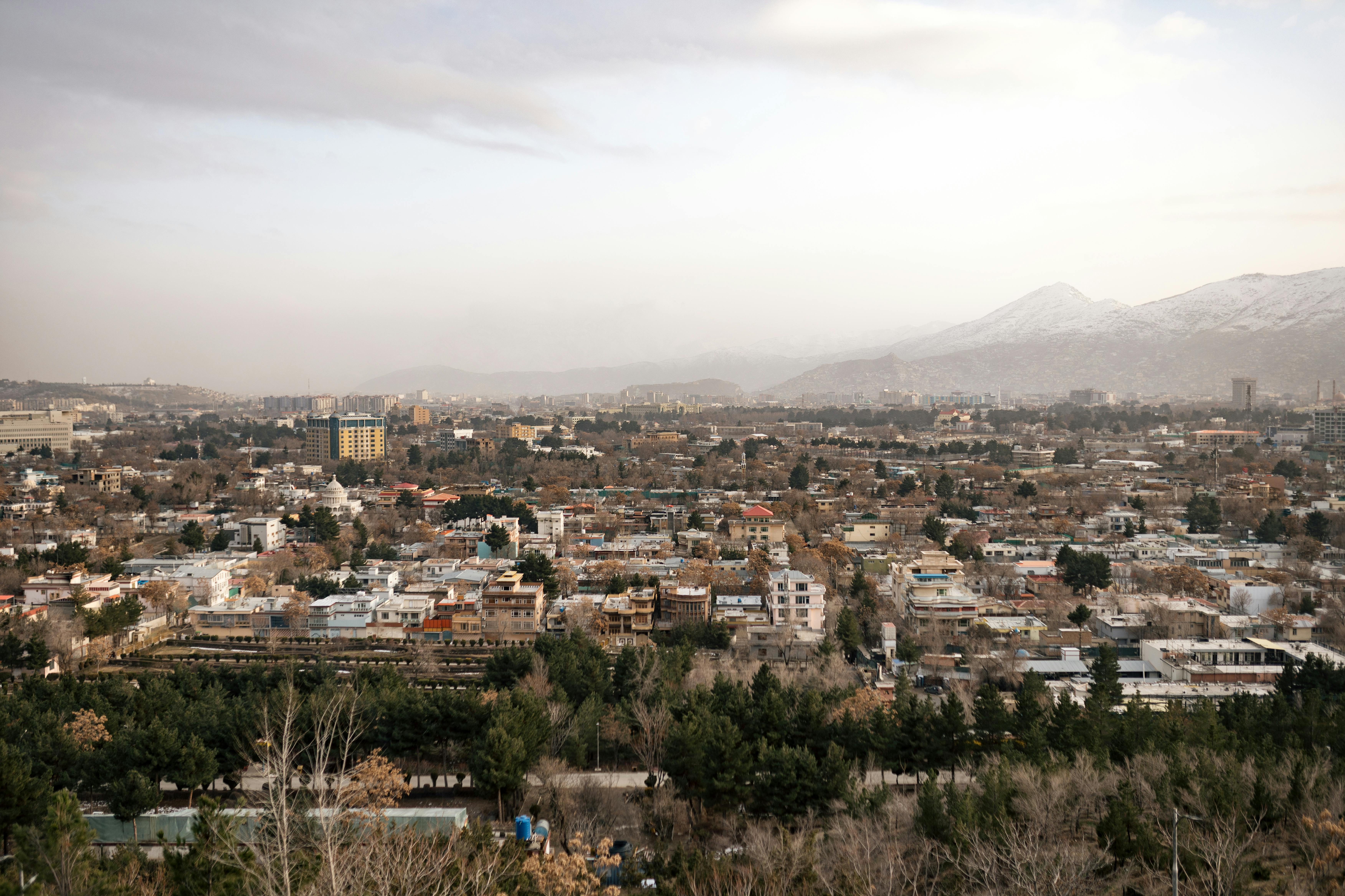 Aerial View of Kabul, Afghanistan Cityscape · Free Stock Photo