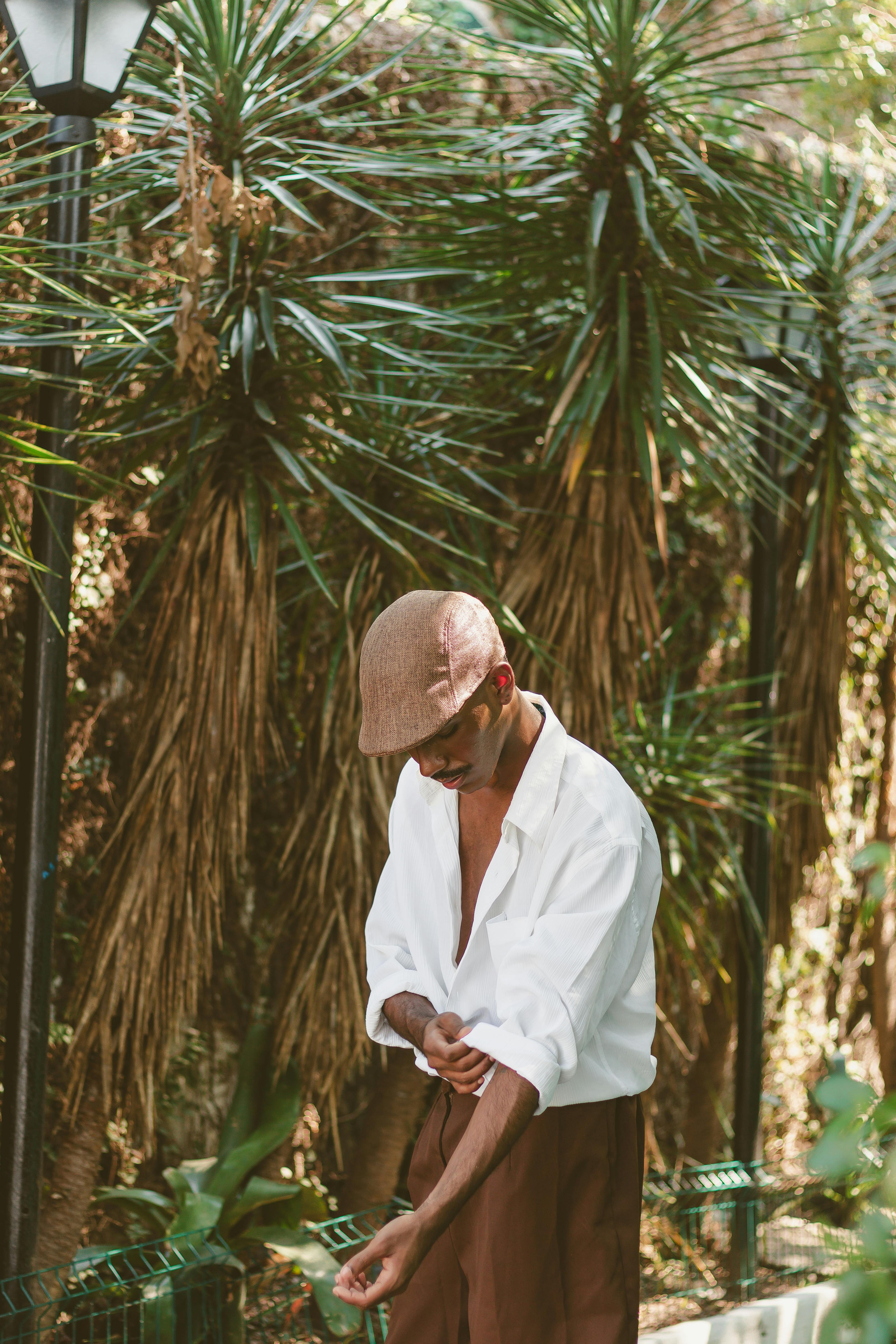 Stylish Man in Rio de Janeiro Botanical Garden · Free Stock Photo
