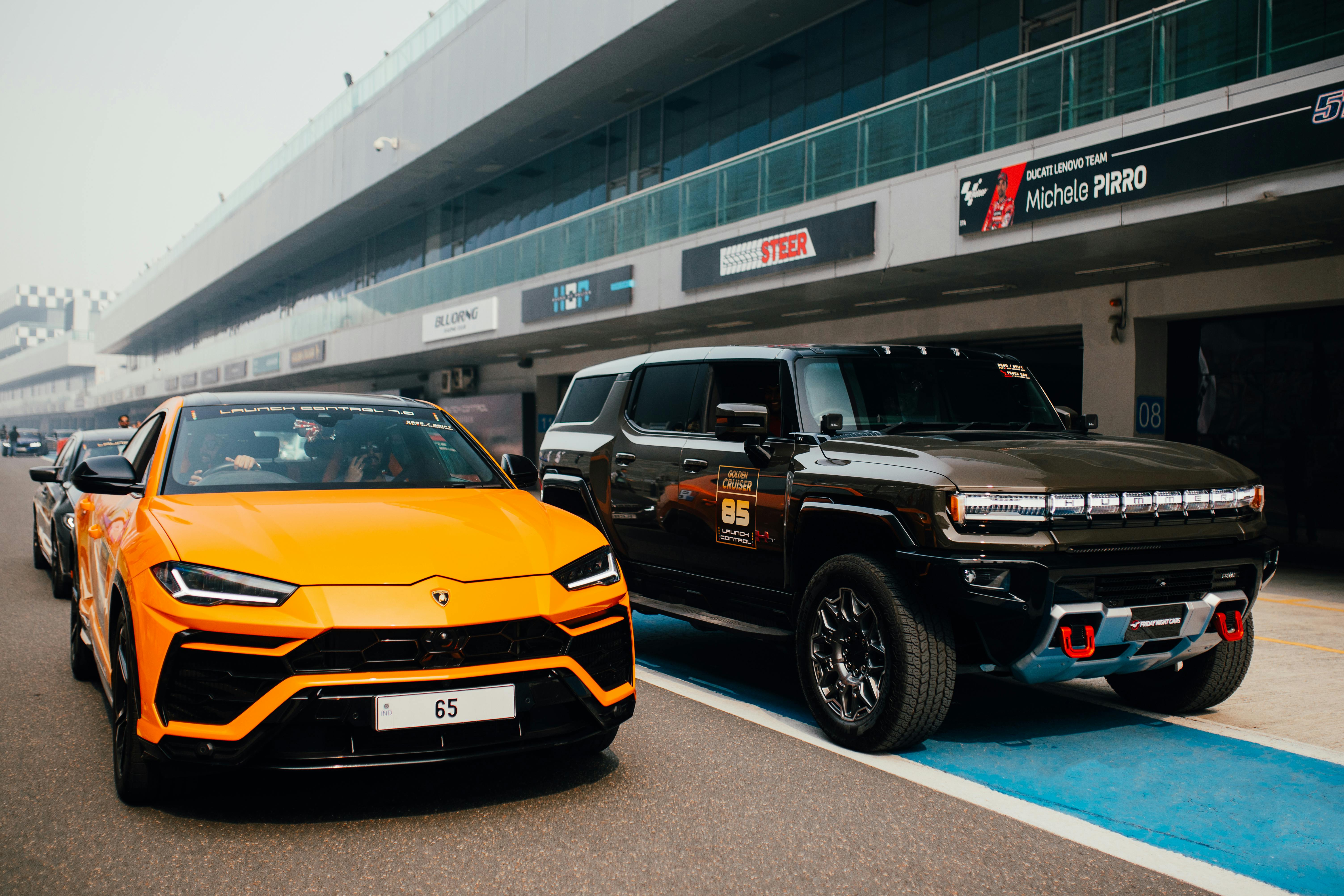 Luxury Cars at Racing Event in Greater Noida · Free Stock Photo